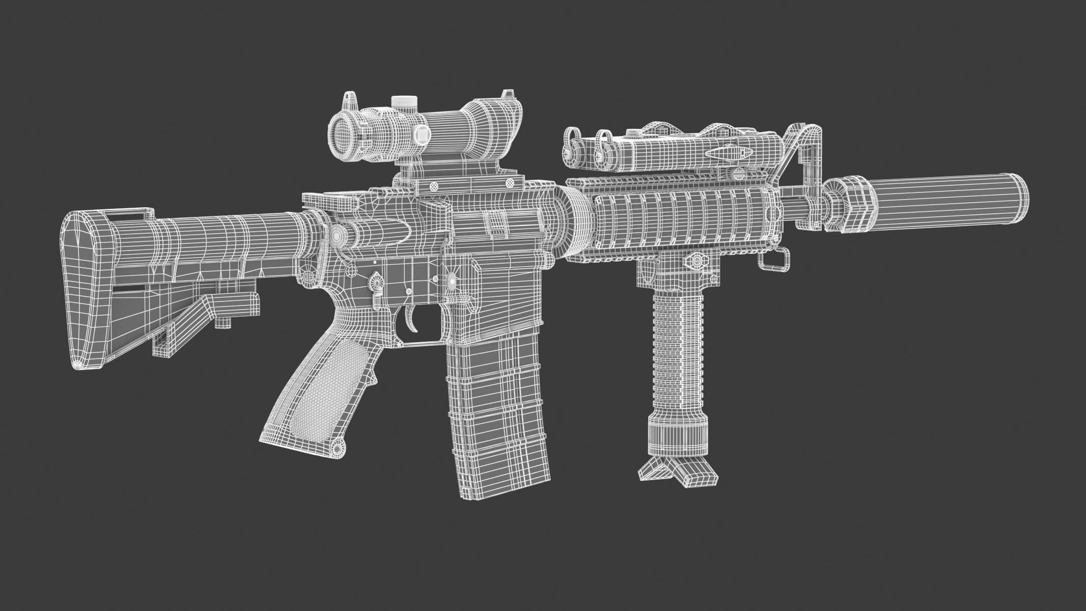 Colt Canada C8Sfw - 3D Model by frezzy