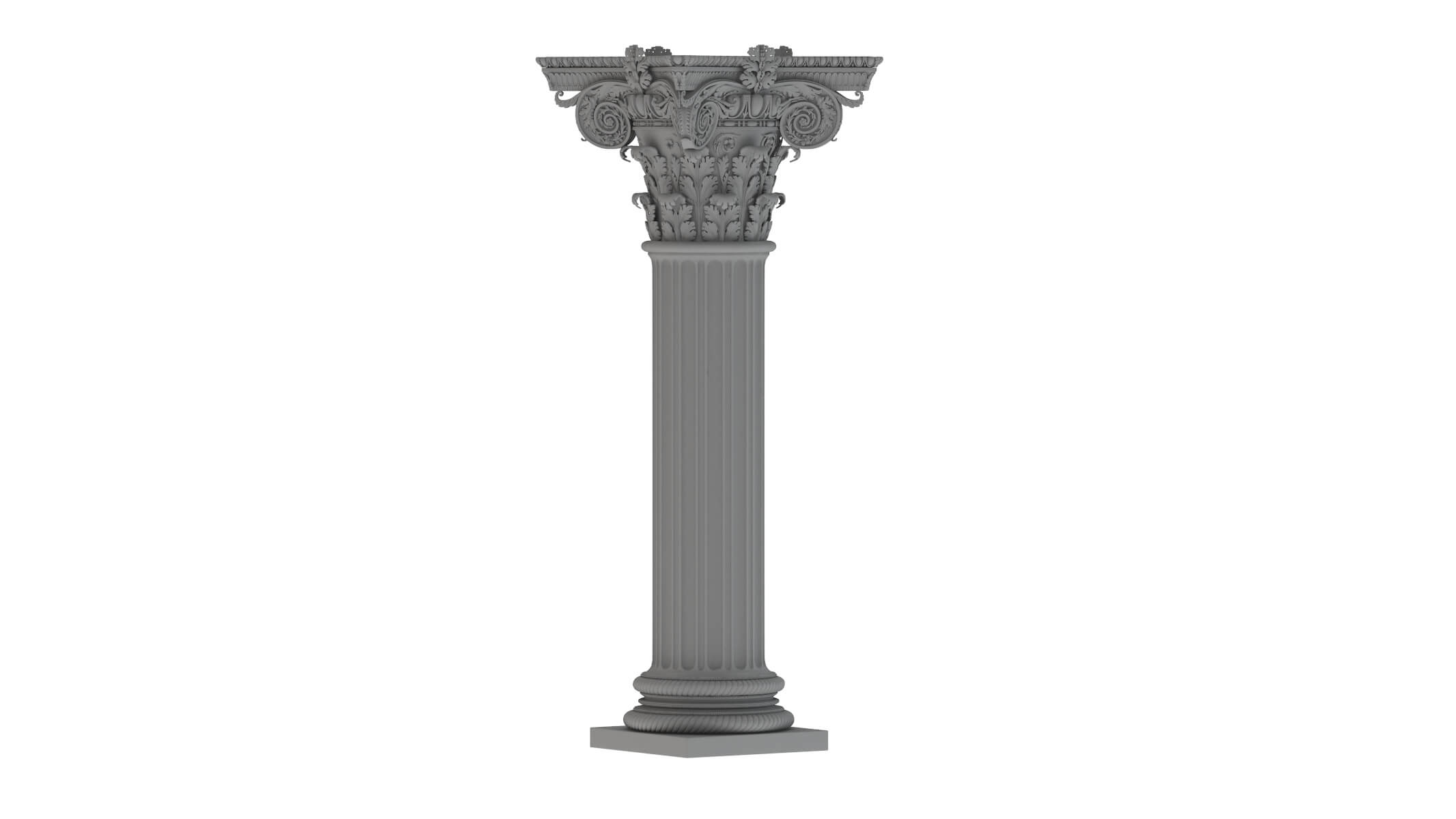 Composite Column 02 - 3D Model by frezzy