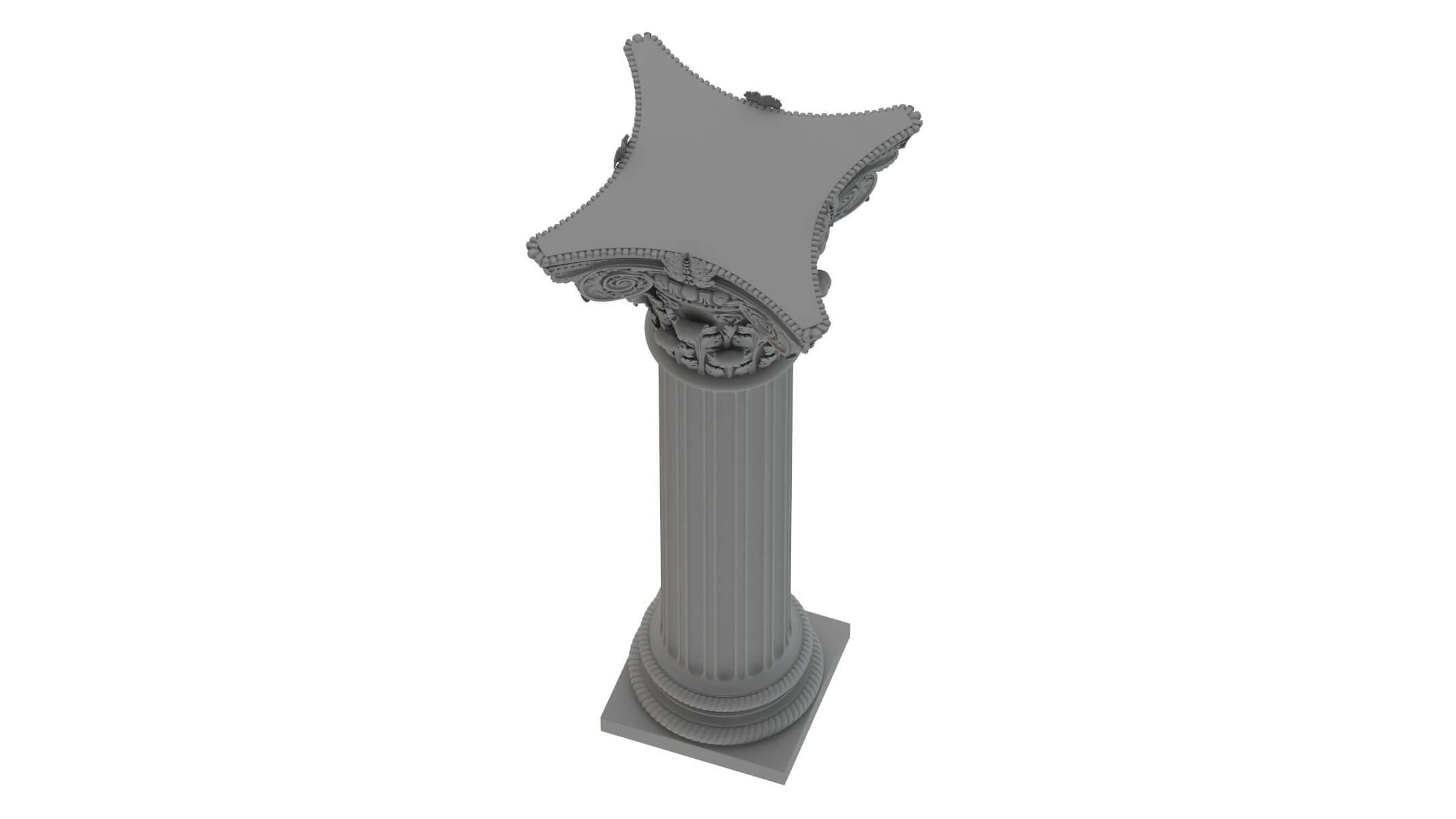 Composite Column 02 3d Model By Frezzy