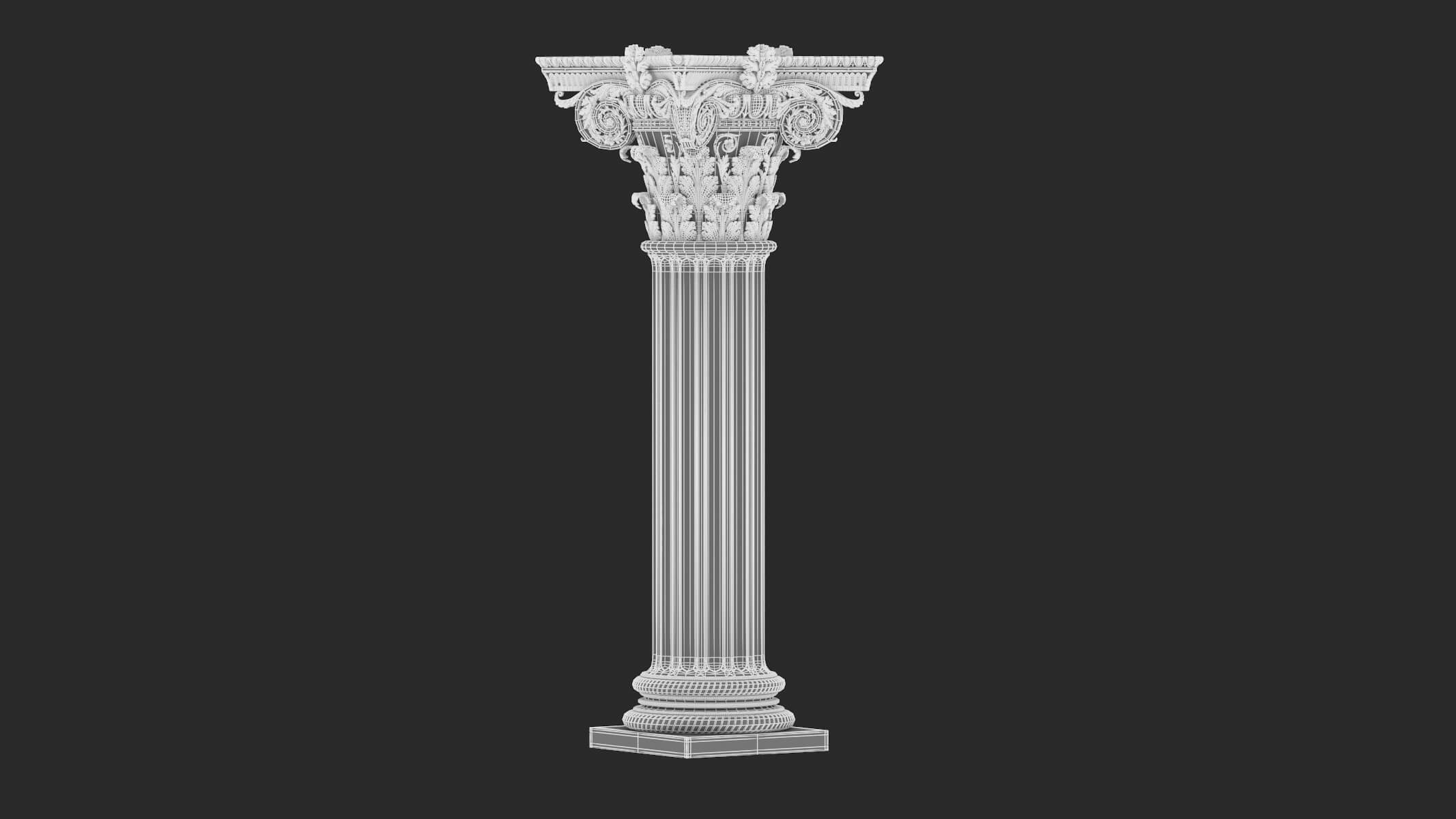 Composite Column 02 - 3D Model by frezzy