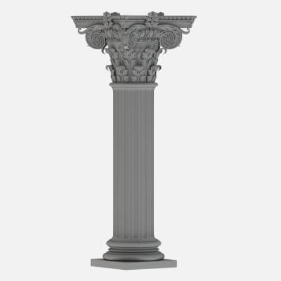 Composite Column 02 - 3D Model by frezzy