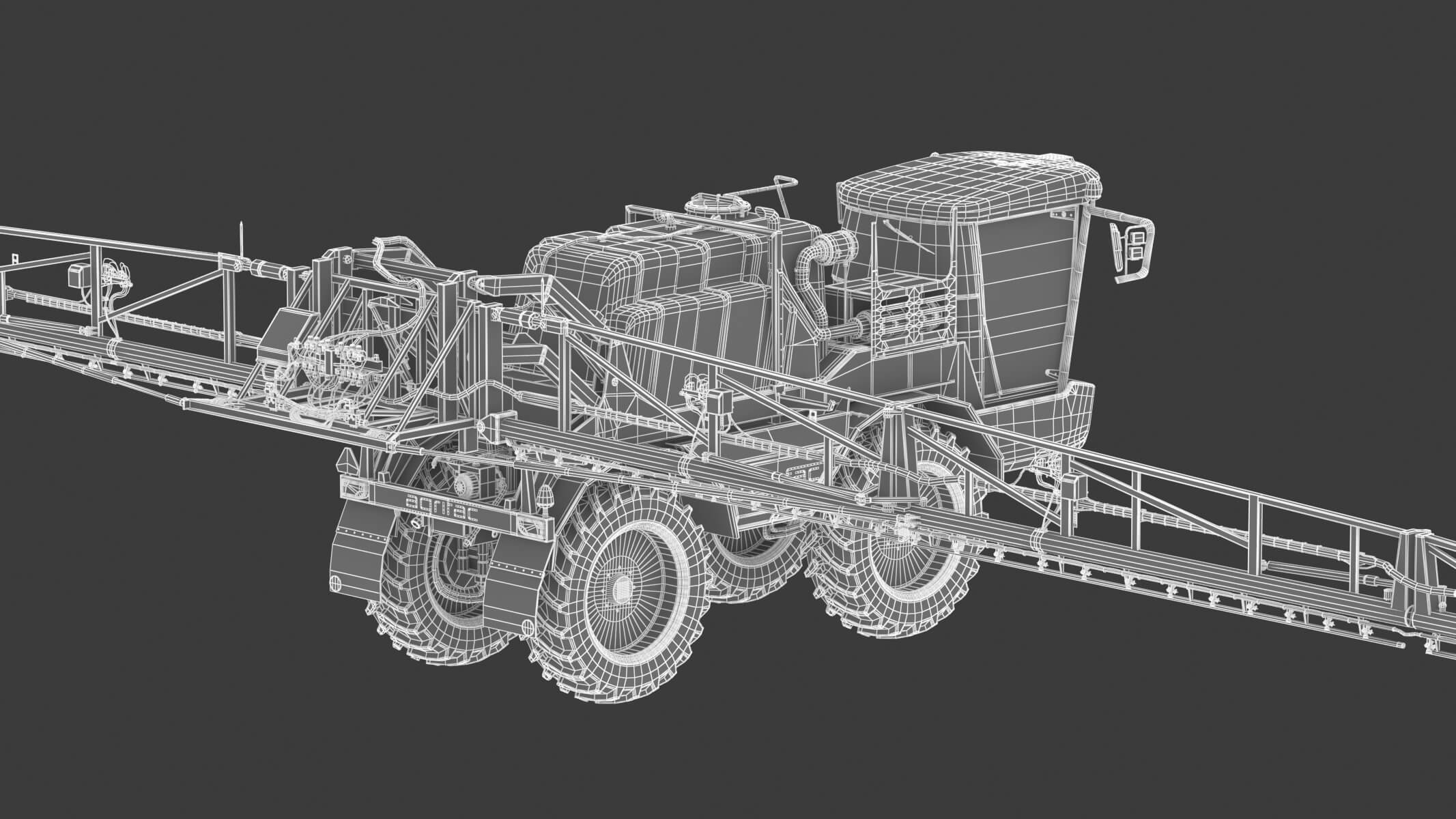 Condor V Self-Propelled Sprayer 3D Model by frezzy