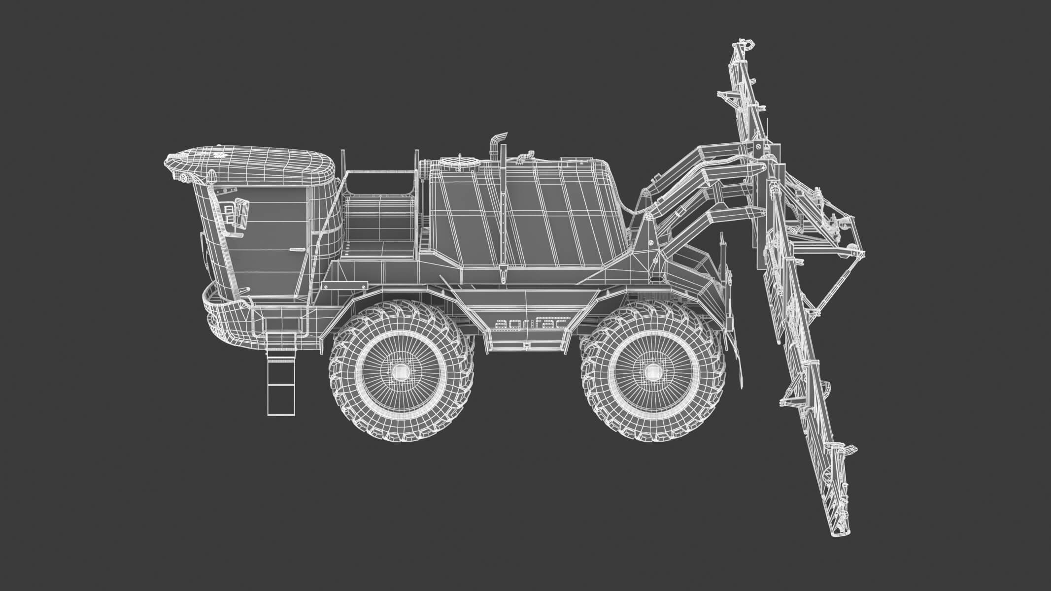 Condor V Self-Propelled Sprayer 3D Model by frezzy