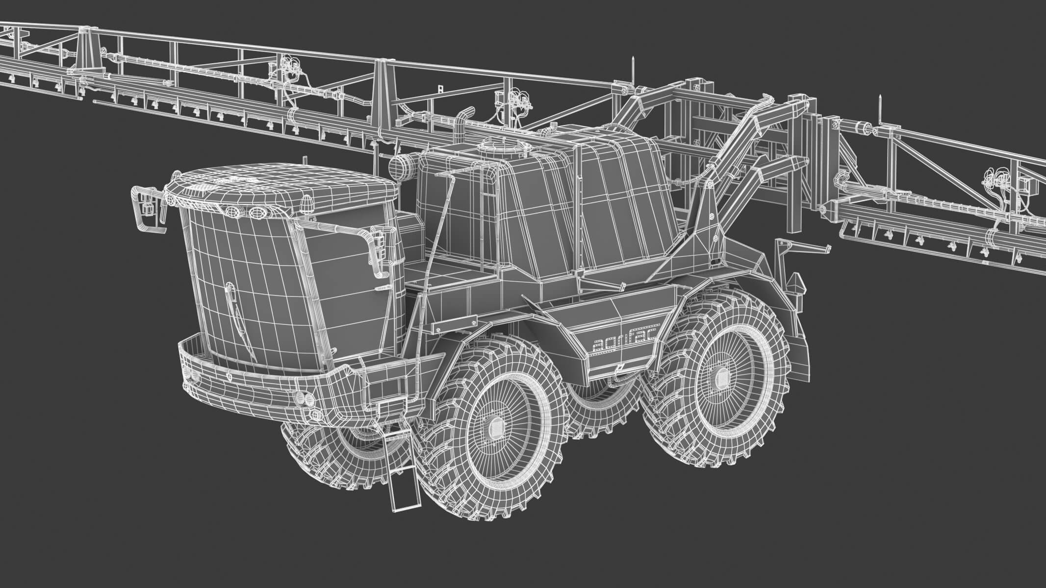 Condor V Self-Propelled Sprayer 3D Model by frezzy