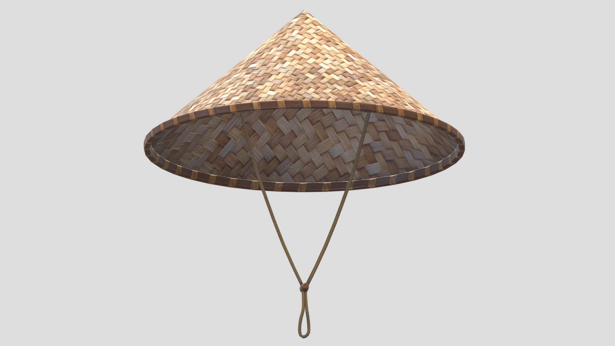 Conical Hat Low Poly - 3D Model by frezzy