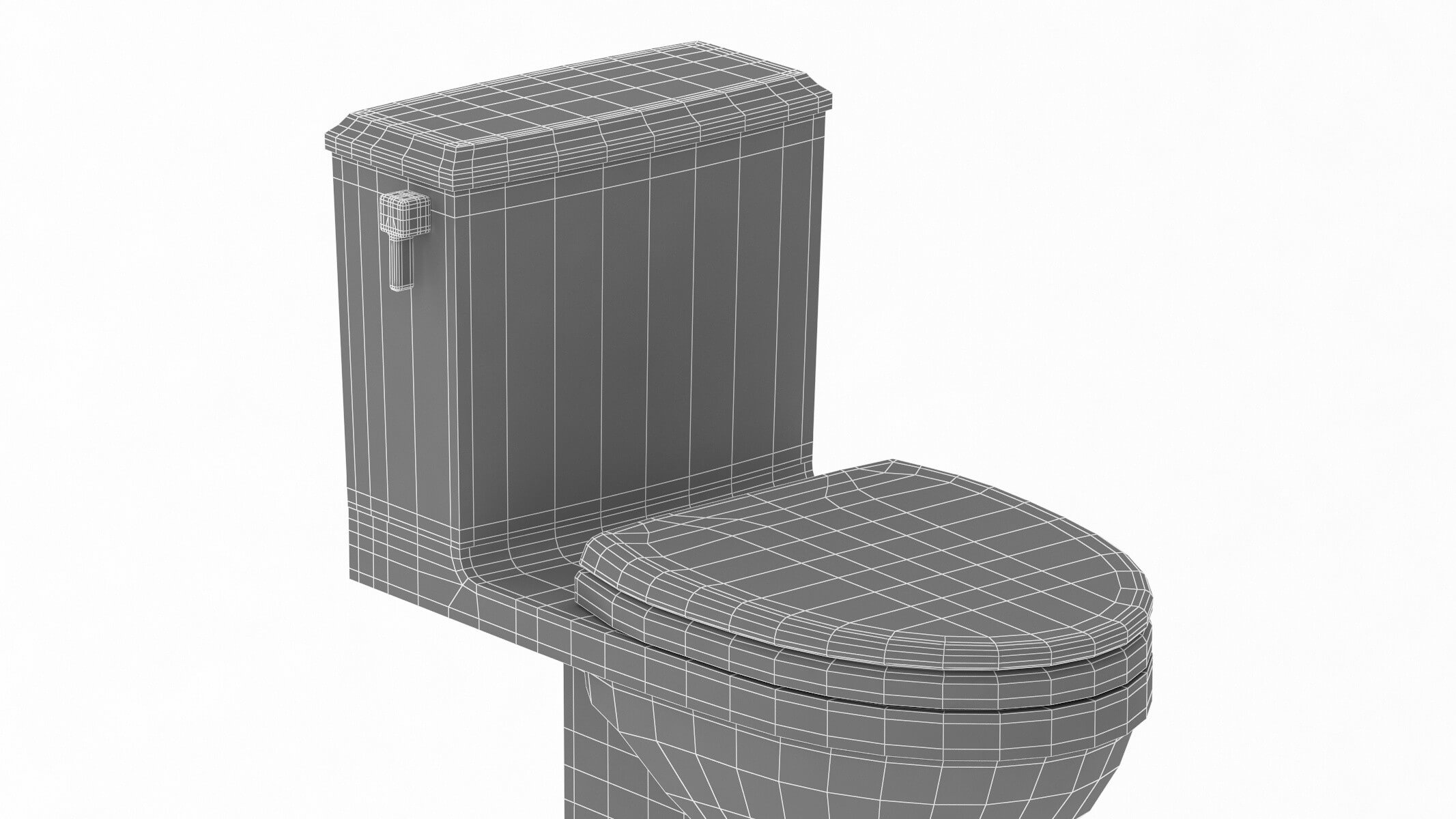 Connelly Two-Piece Toilet 3D Model by frezzy