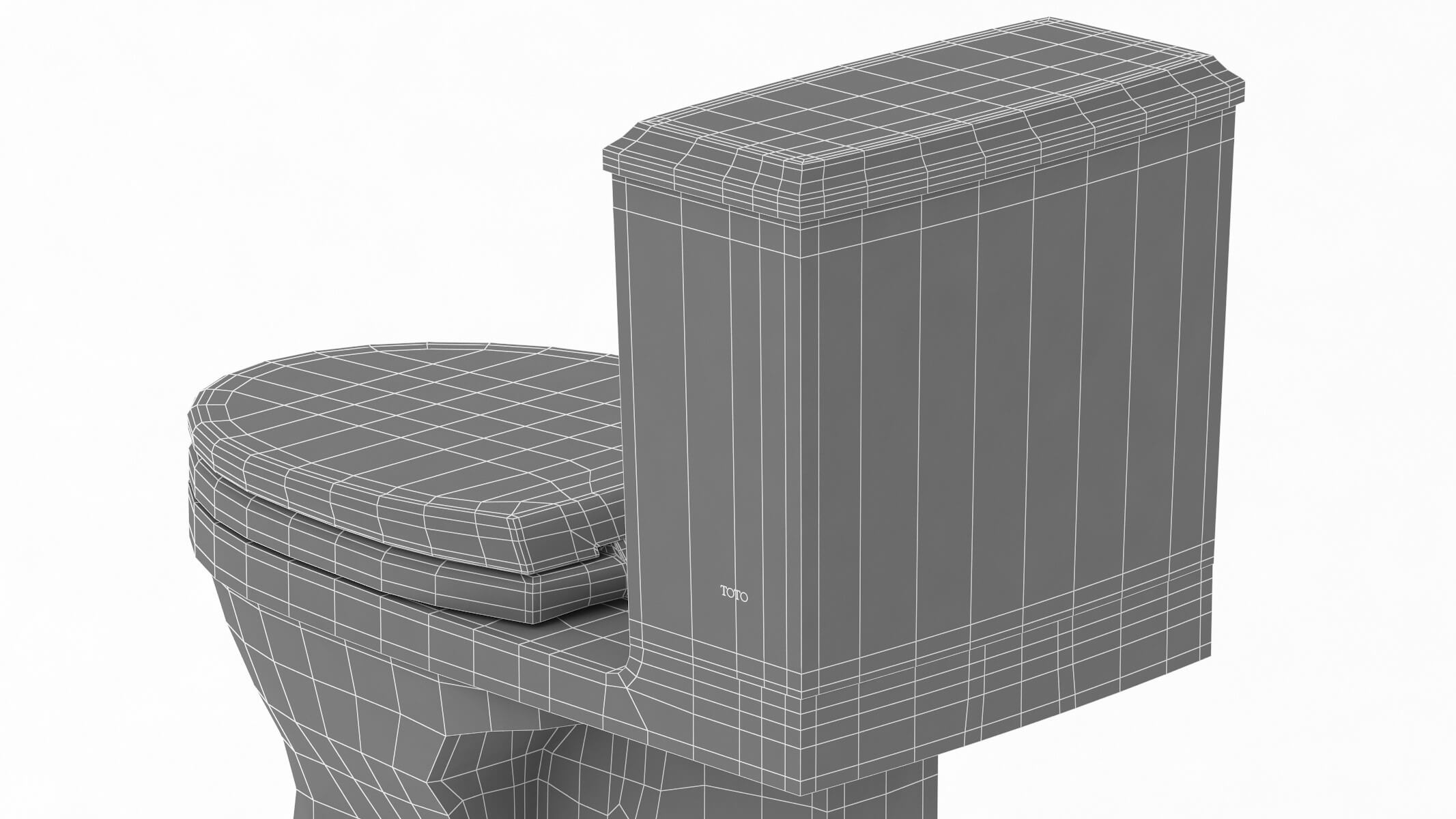 Connelly Two-Piece Toilet 3D Model by frezzy