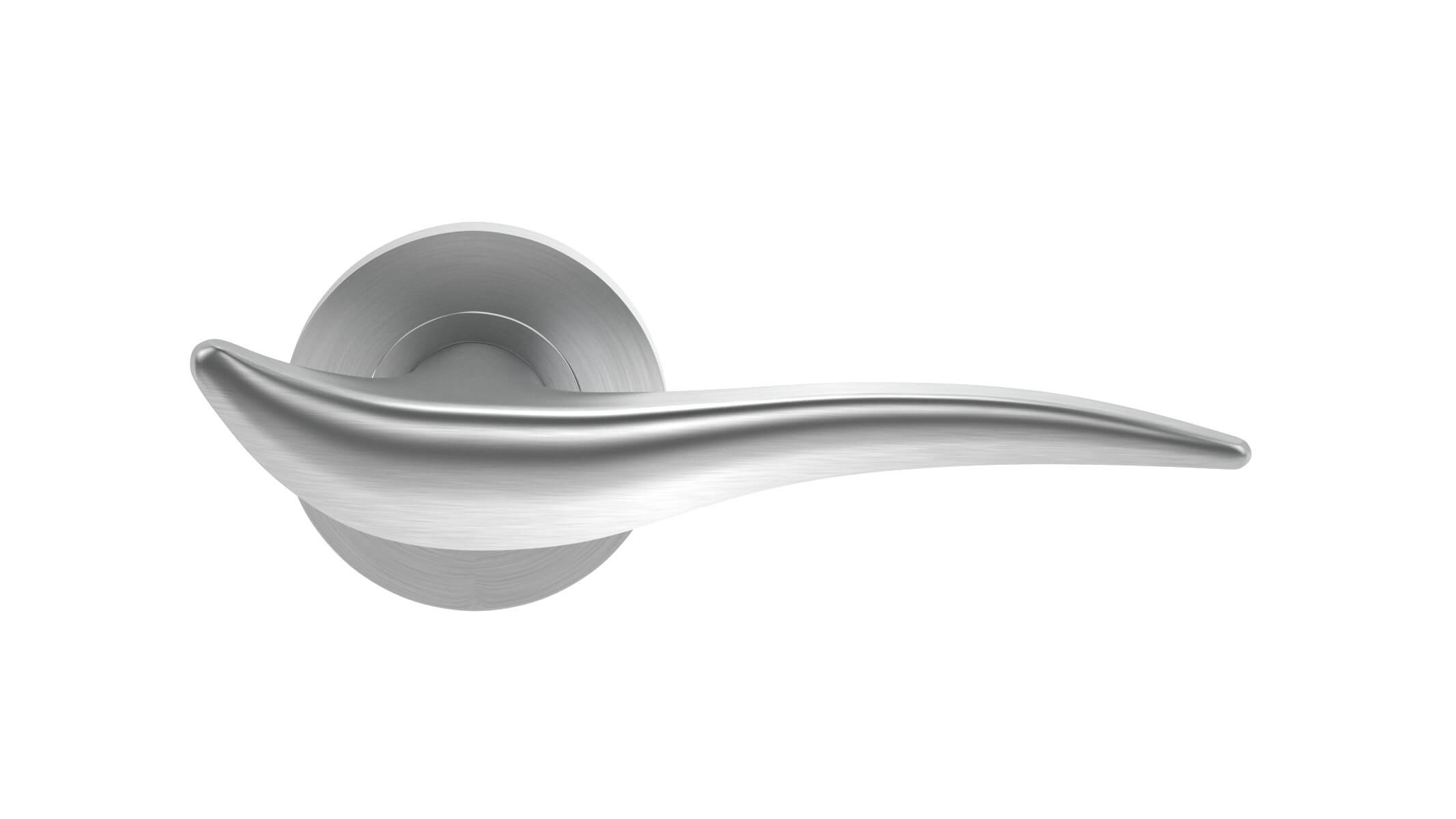 Consort Lunar Satin Stainless Steel Door Handle - 3D Model by frezzy