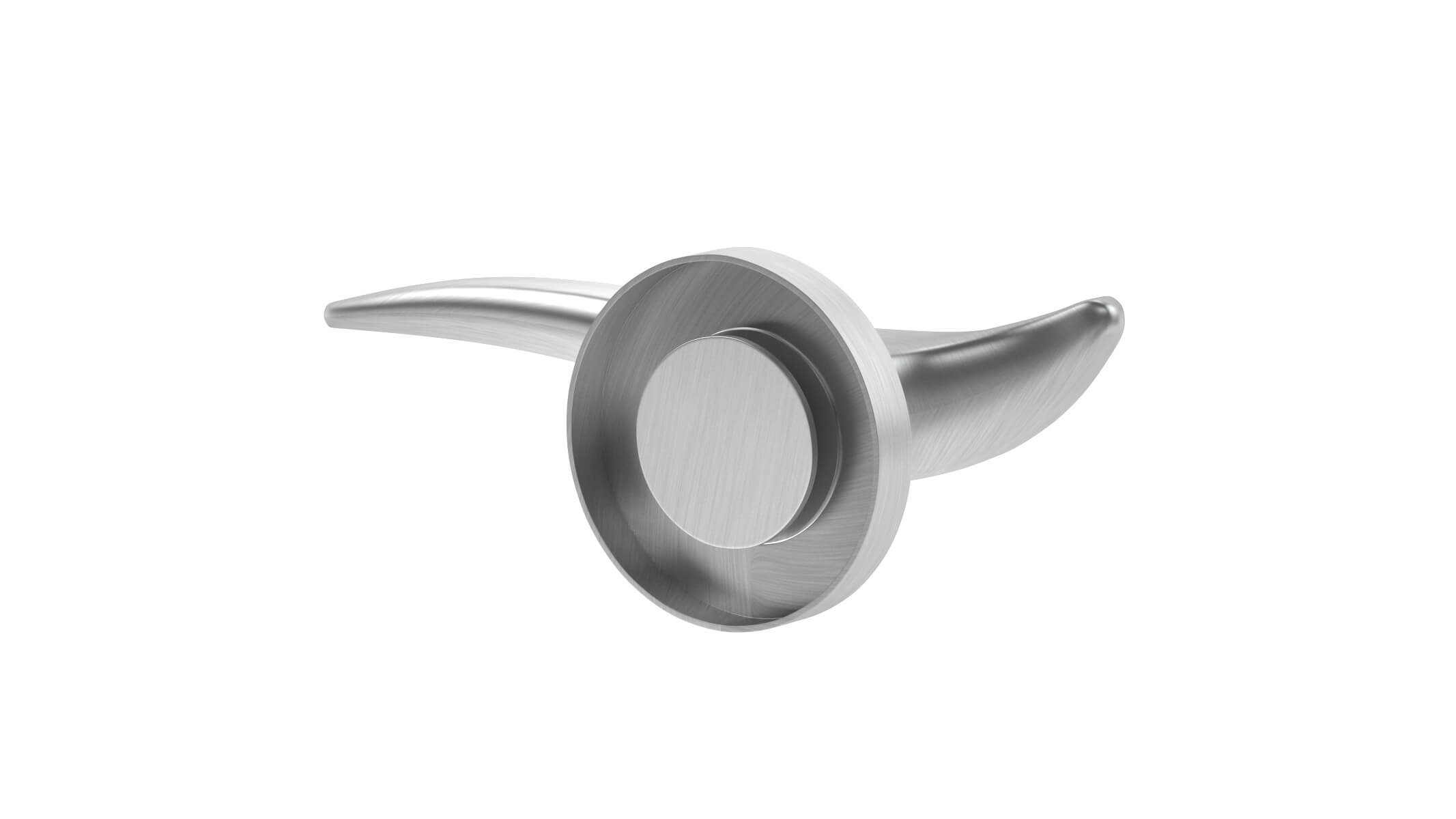 Consort Lunar Satin Stainless Steel Door Handle - 3D Model by frezzy