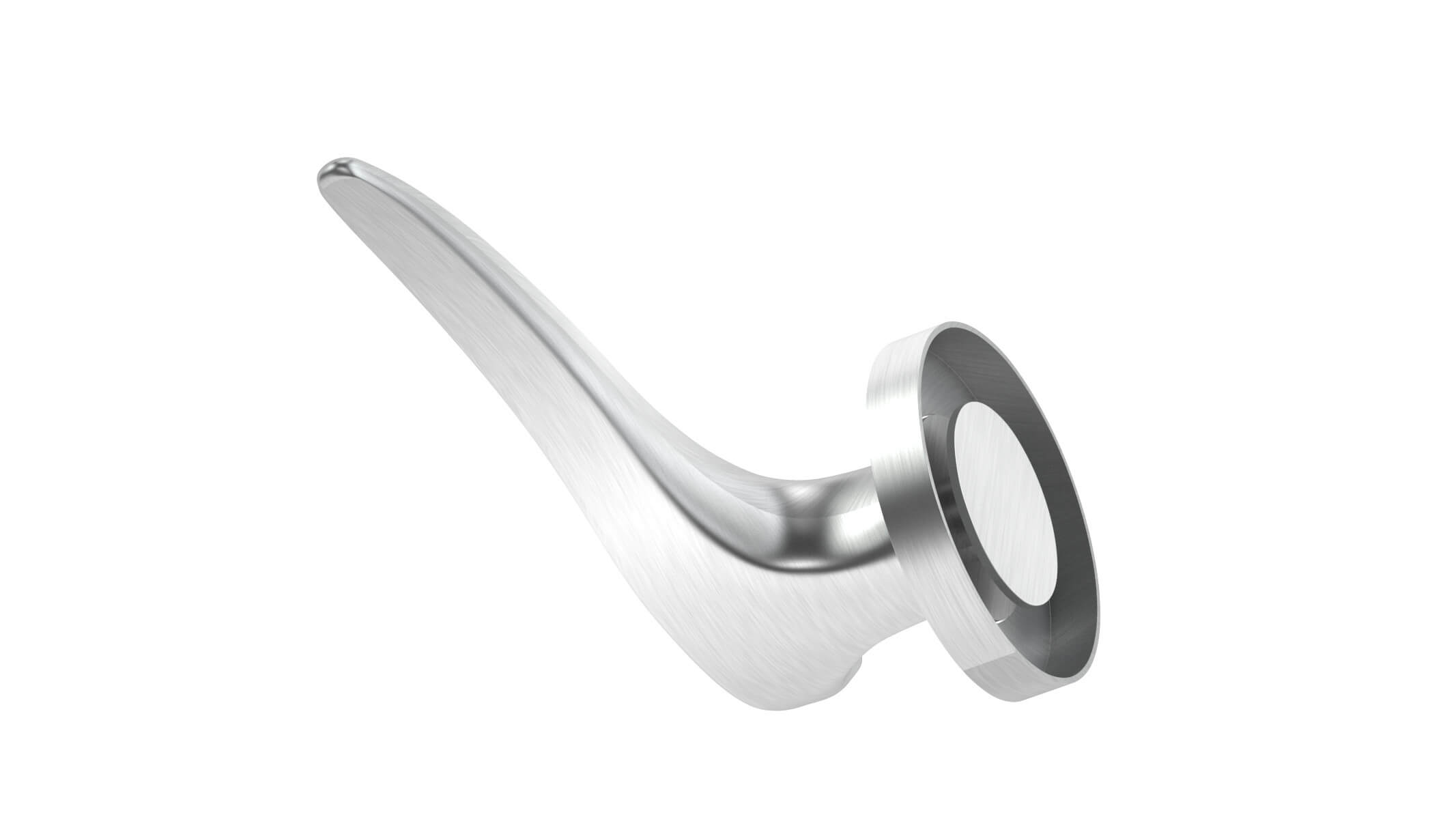 Consort Lunar Satin Stainless Steel Door Handle - 3D Model by frezzy