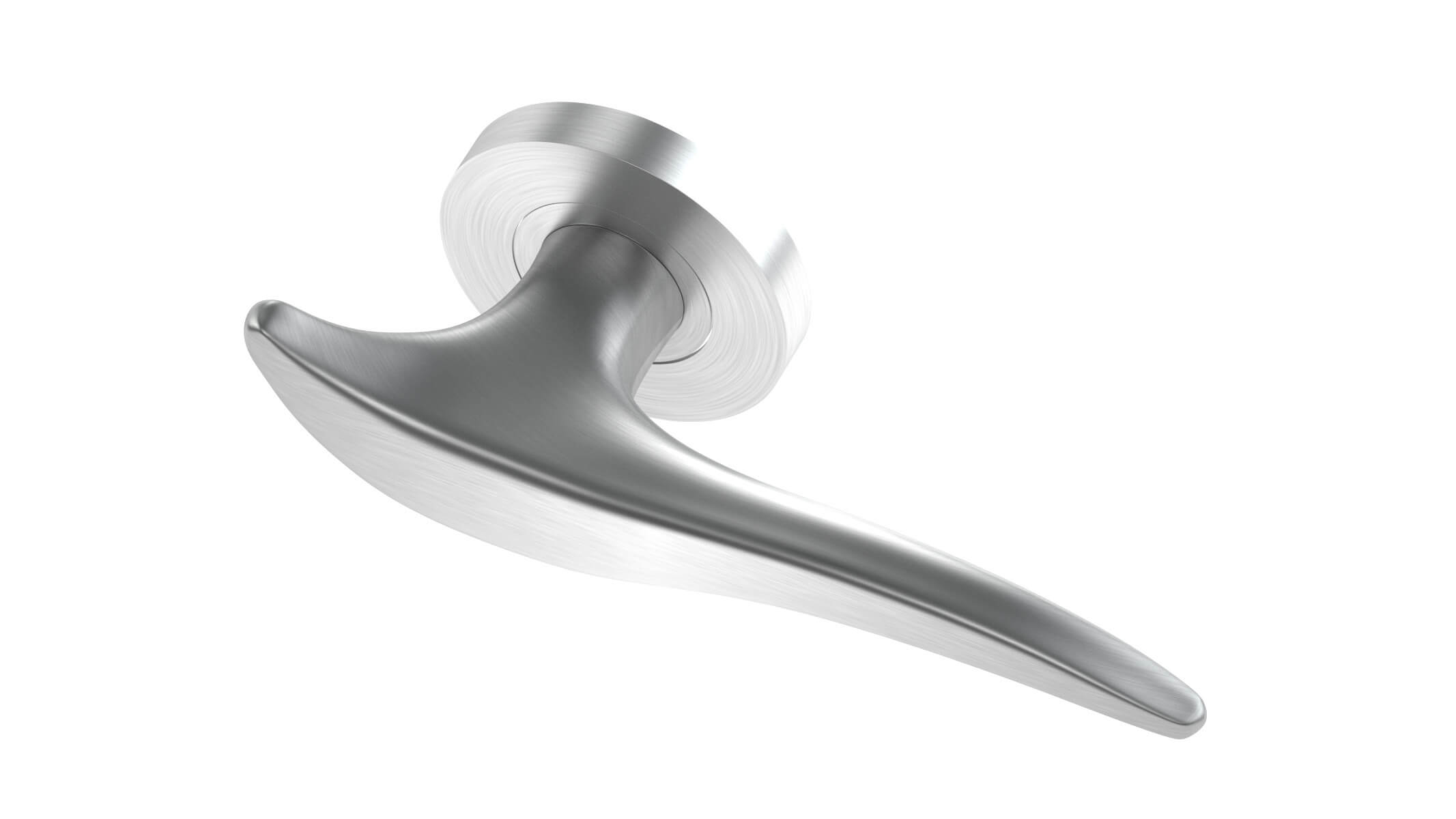 Consort Lunar Satin Stainless Steel Door Handle - 3D Model by frezzy