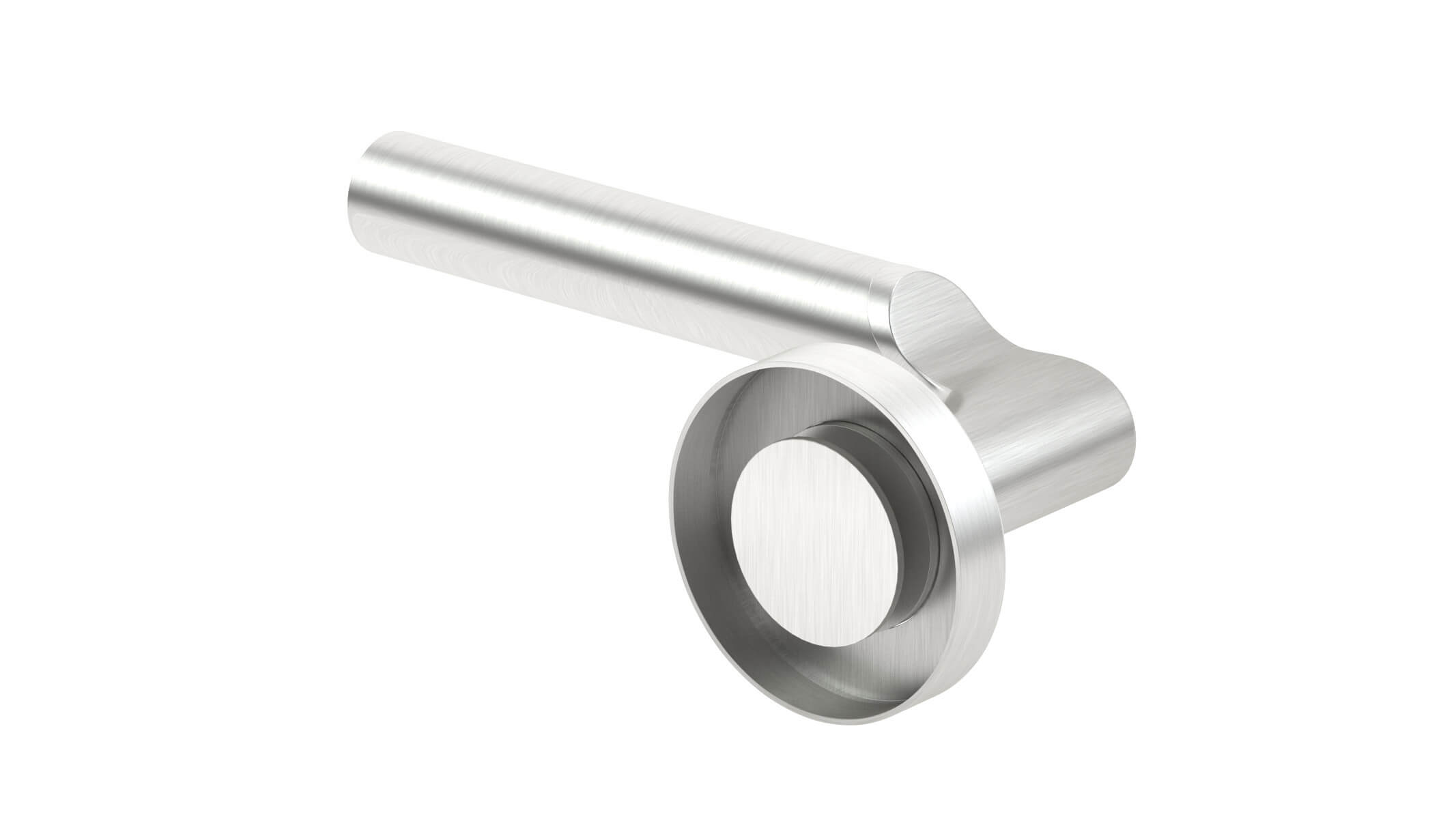 Consort Moonlight Satin Stainless Steel Door Handle - 3D Model by frezzy