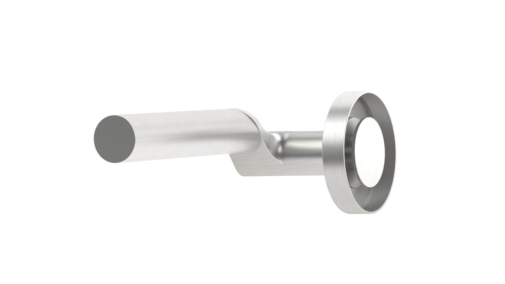 Consort Moonlight Satin Stainless Steel Door Handle - 3D Model by frezzy