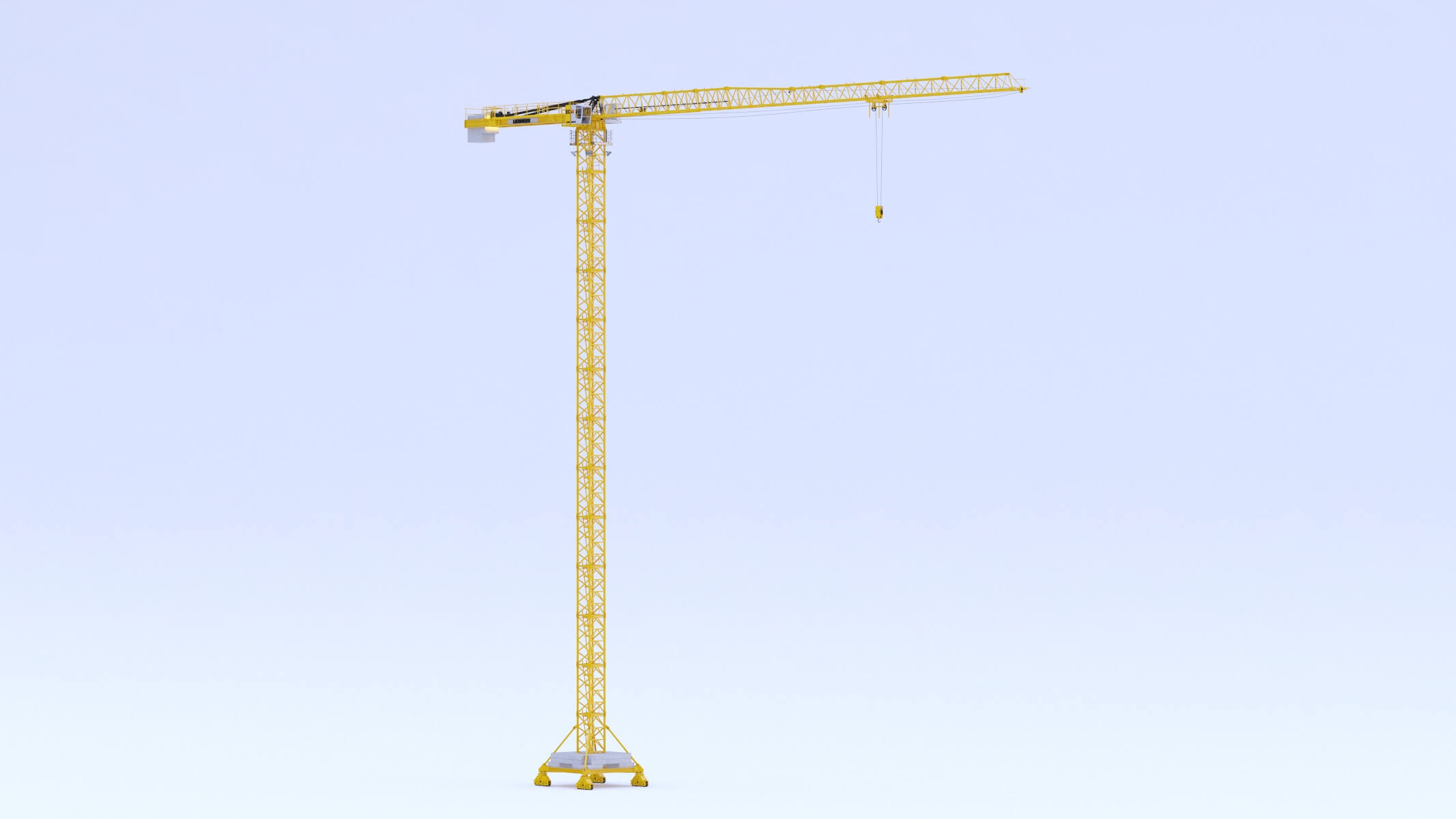 Construction Tower Crane - 3D Model by frezzy