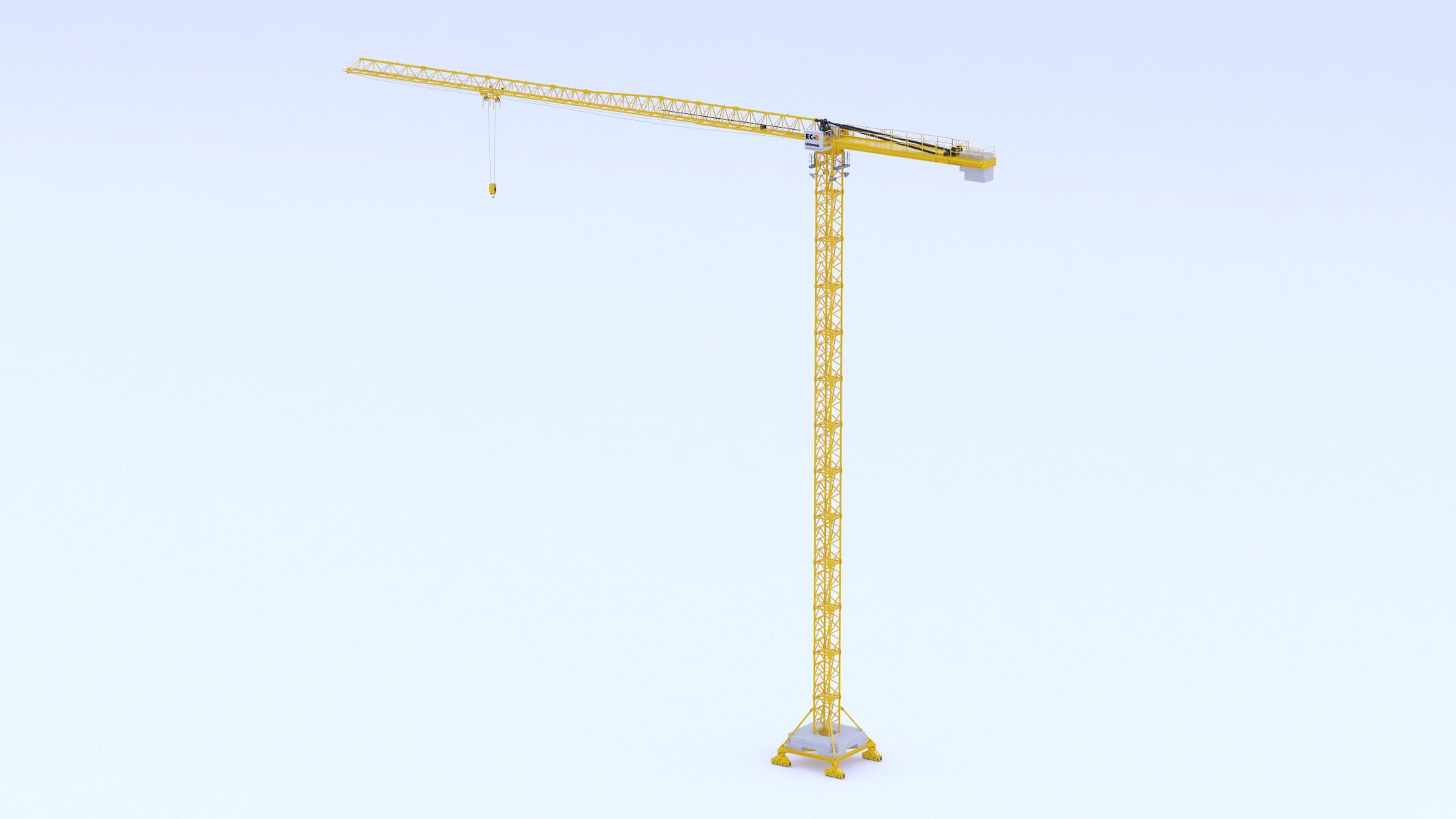 Construction Tower Crane - 3D Model by frezzy