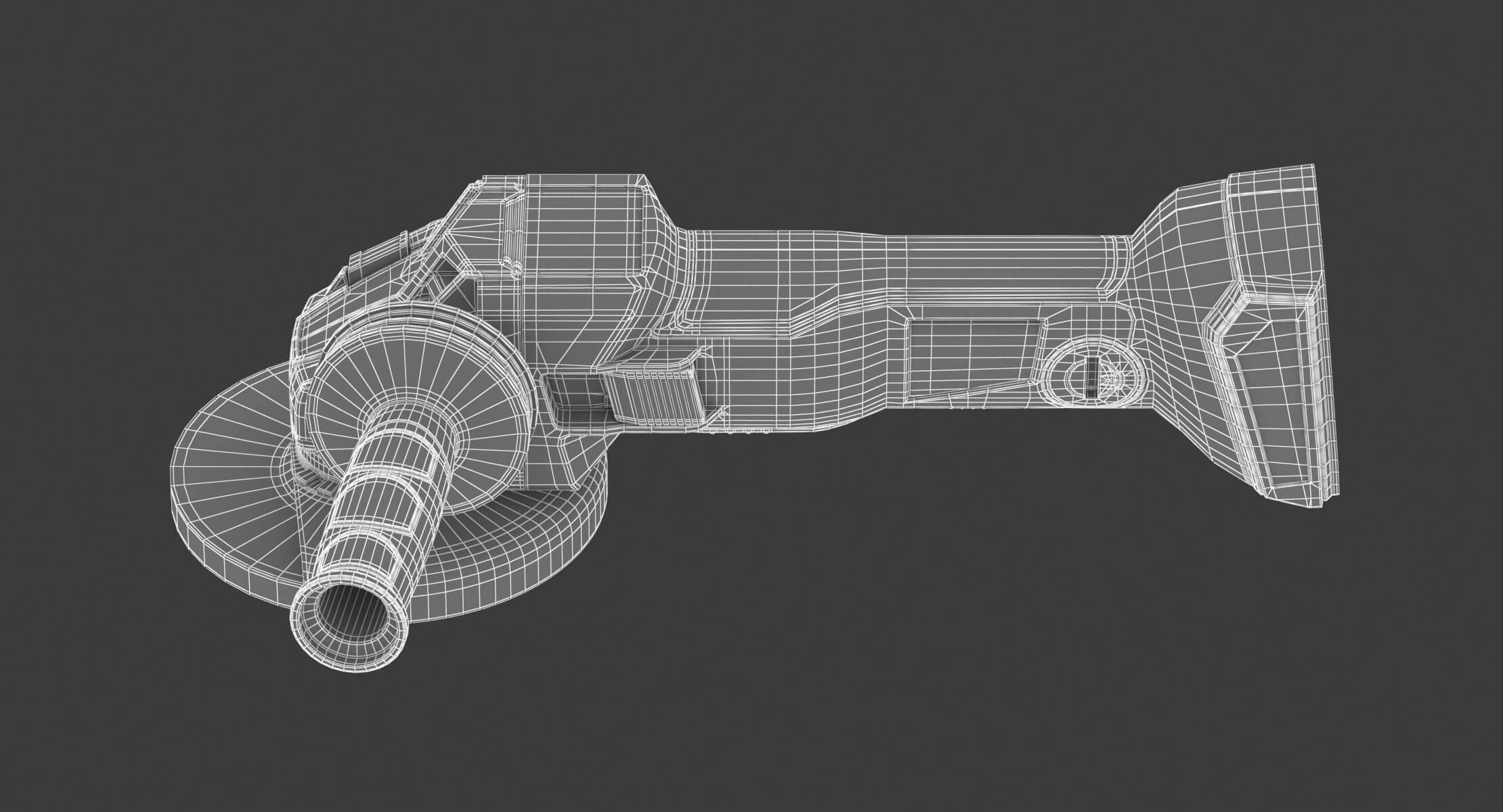 Cordless Angle Grinder Gws 18V-10 C 3D Model by frezzy