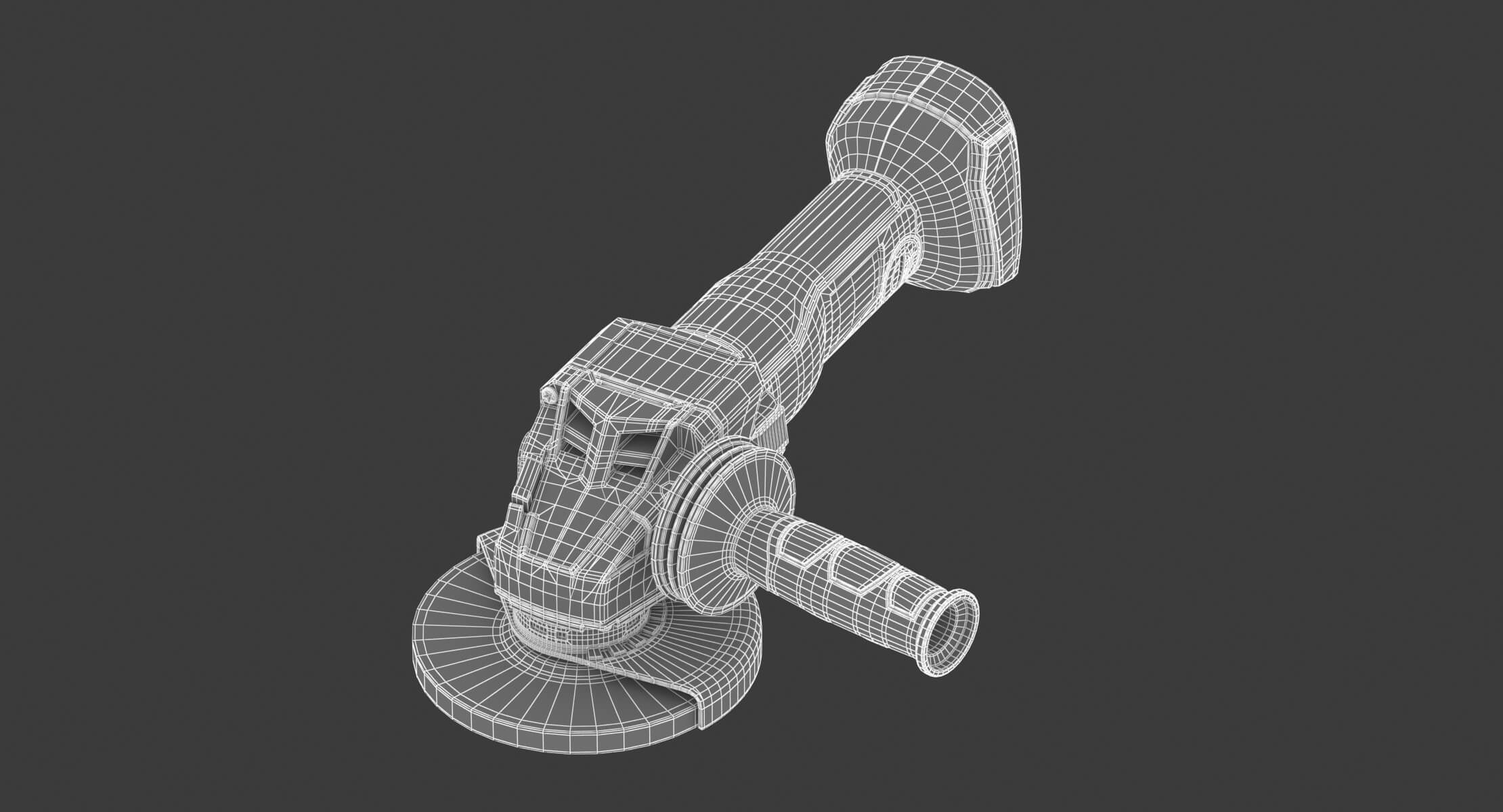 Cordless Angle Grinder Gws 18V-10 C 3D Model by frezzy