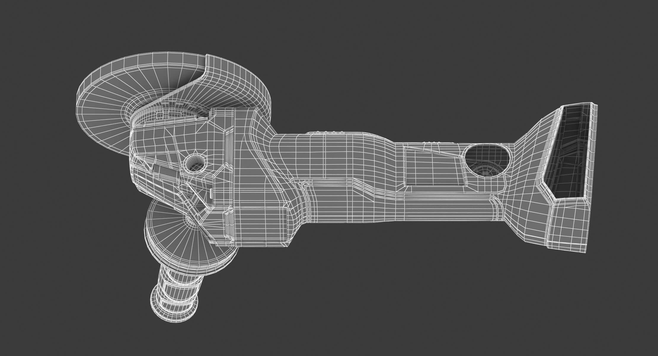 Cordless Angle Grinder Gws 18V-10 C 3D Model by frezzy