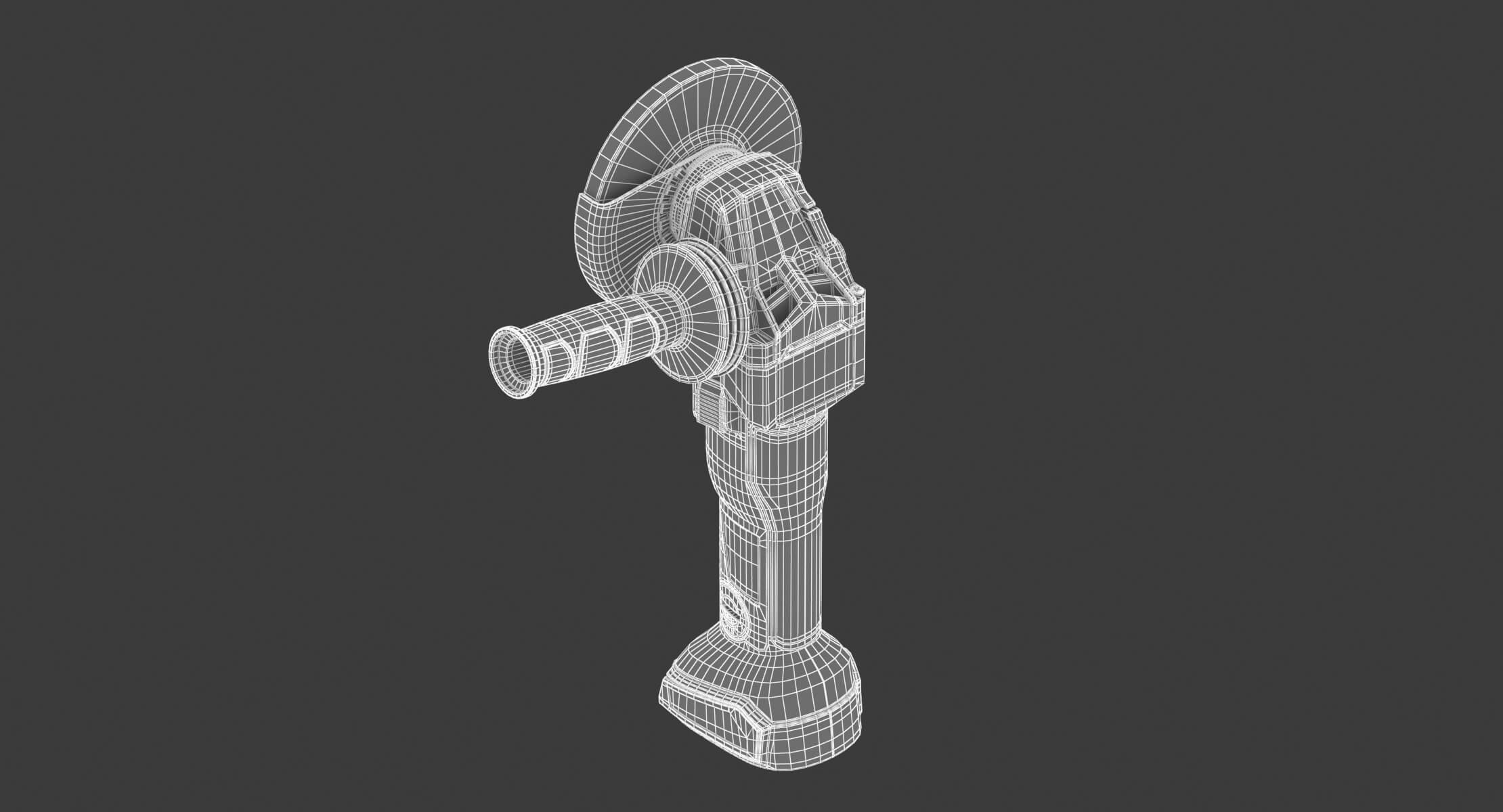 Cordless Angle Grinder Gws 18V-10 C 3D Model by frezzy