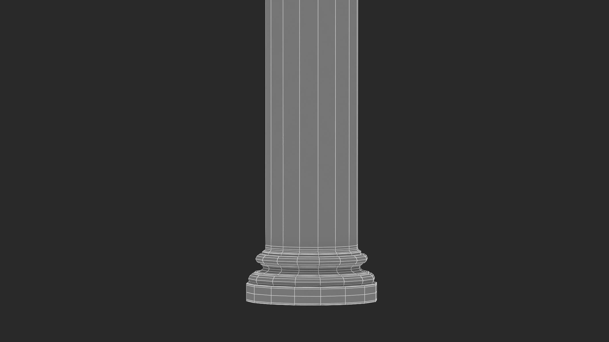 Corinthian Column - 3D Model by frezzy