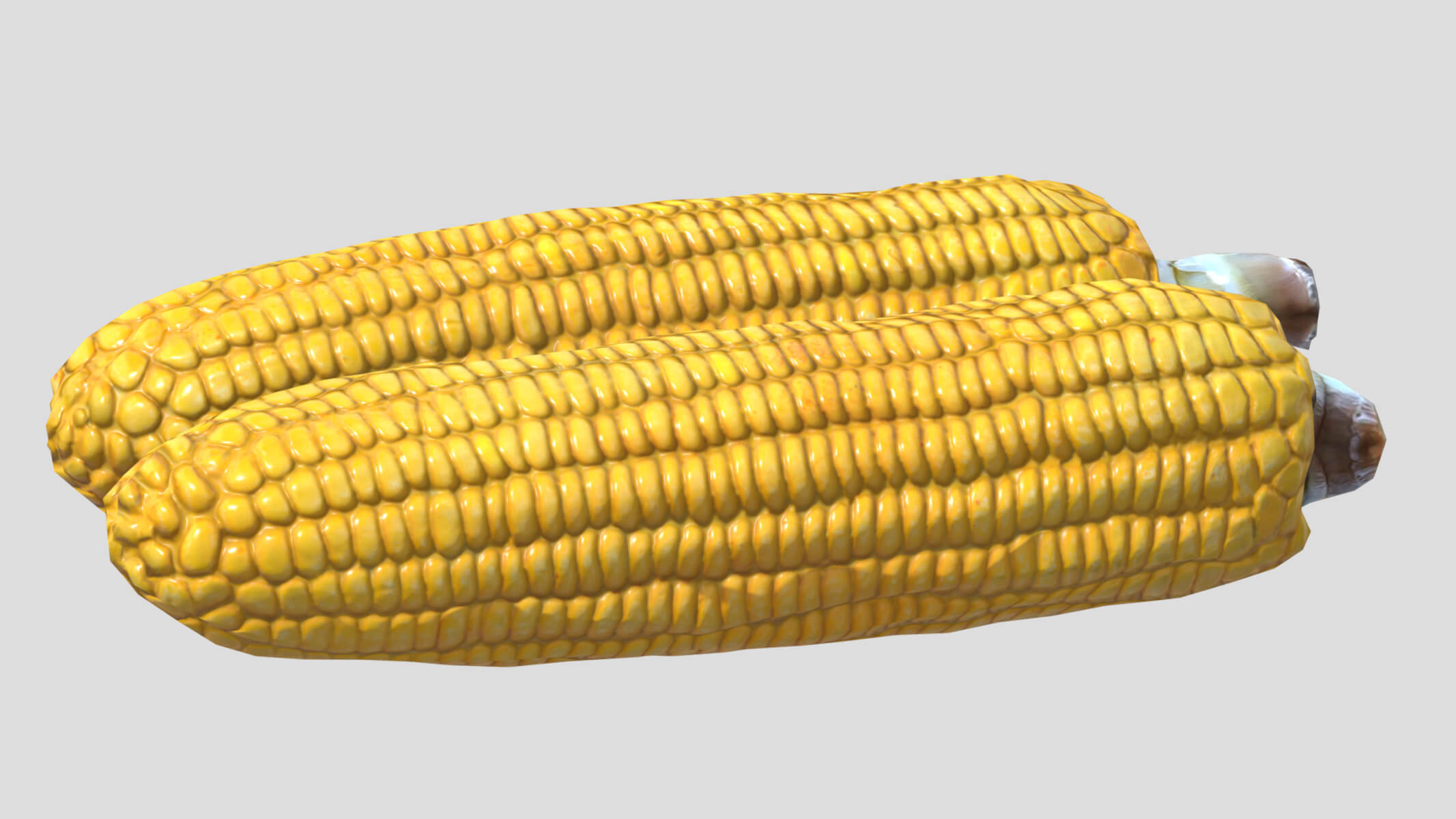 Corn Low Poly - 3D Model by frezzy
