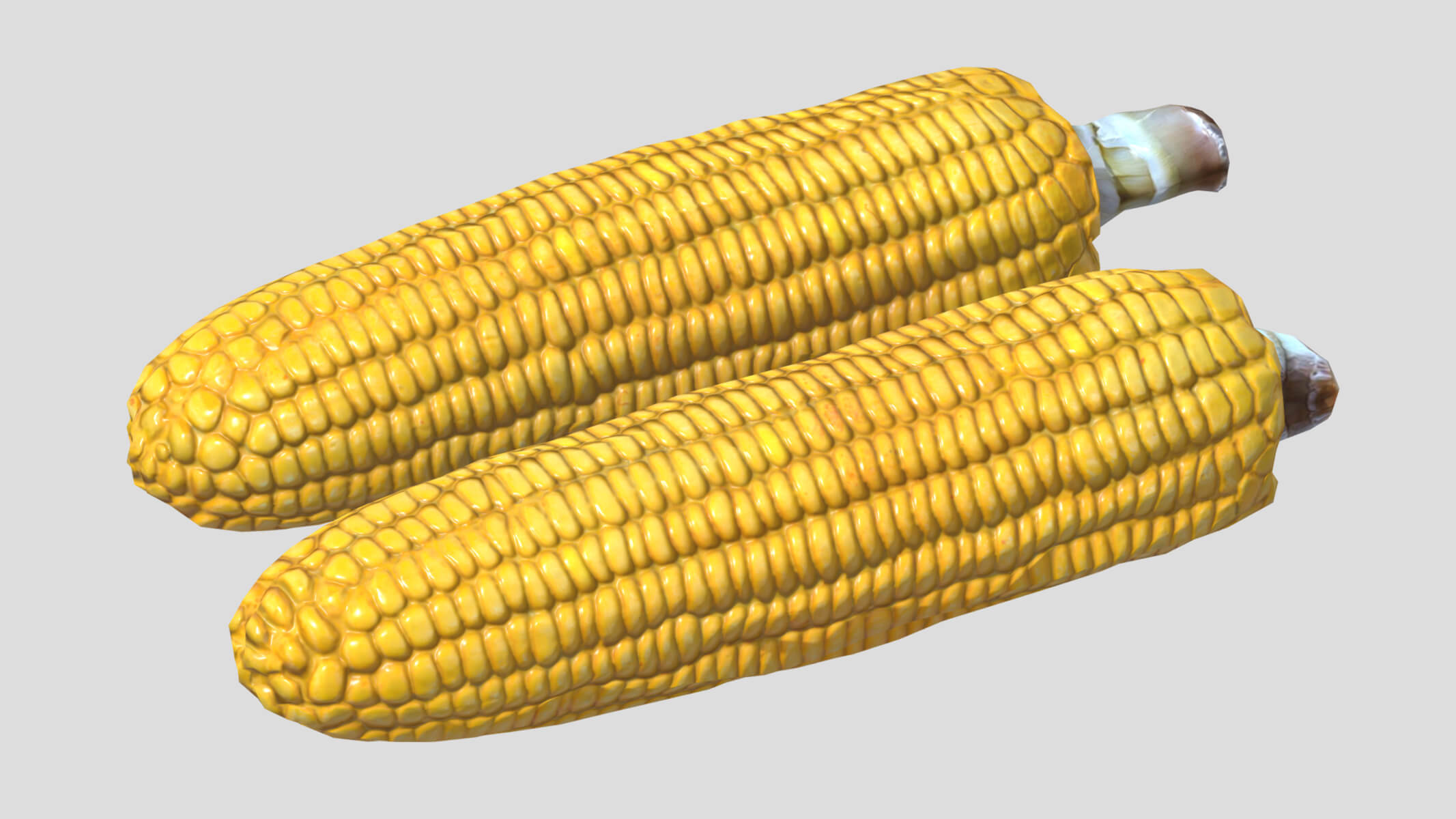 Corn Low Poly - 3D Model by frezzy