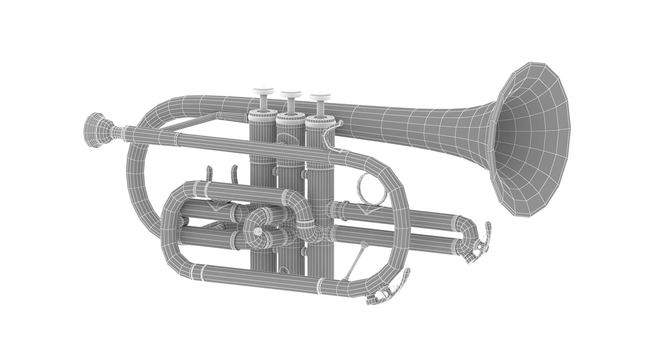 Cornet - 3D Model by frezzy