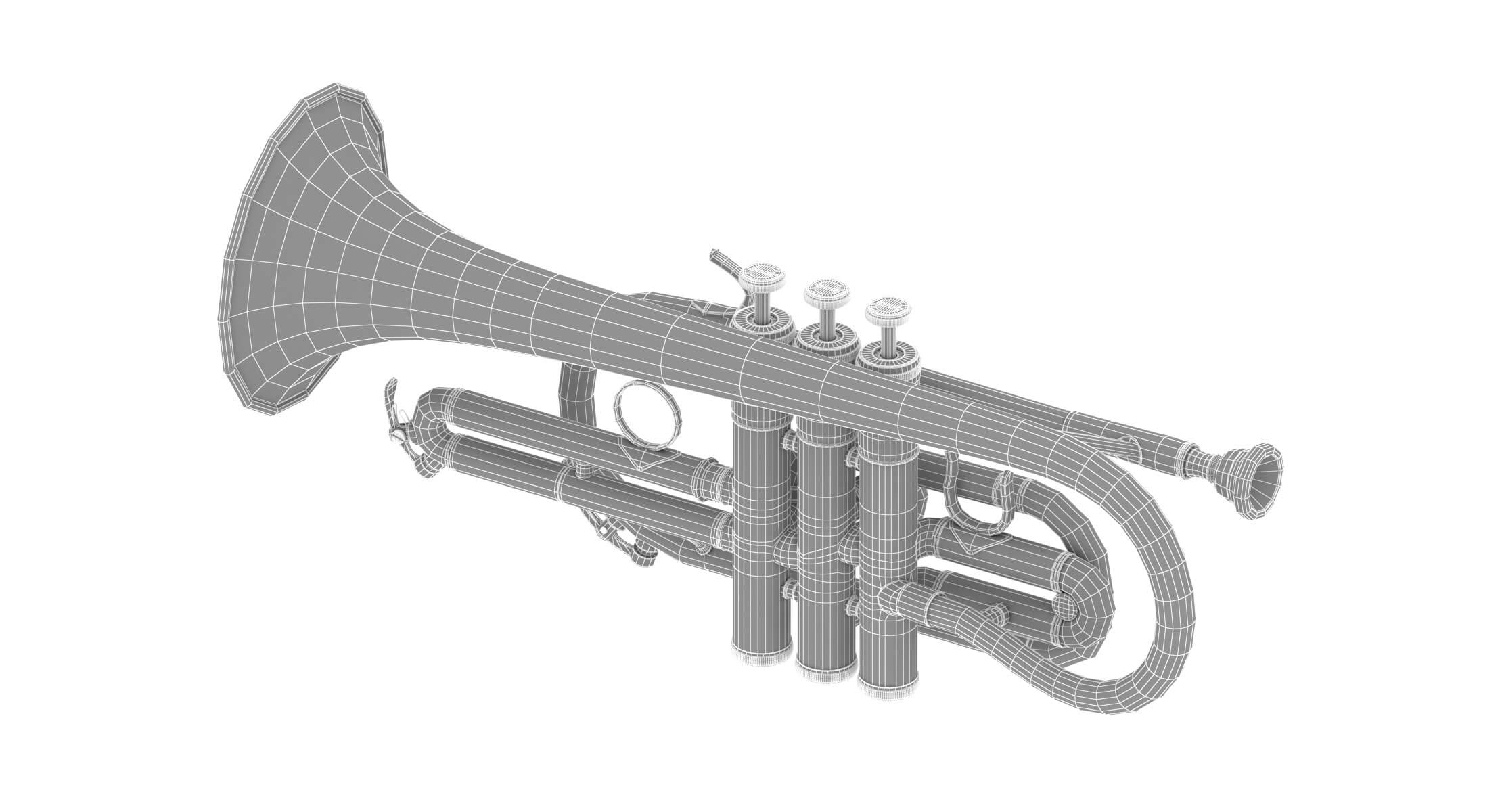 Cornet - 3D Model by frezzy