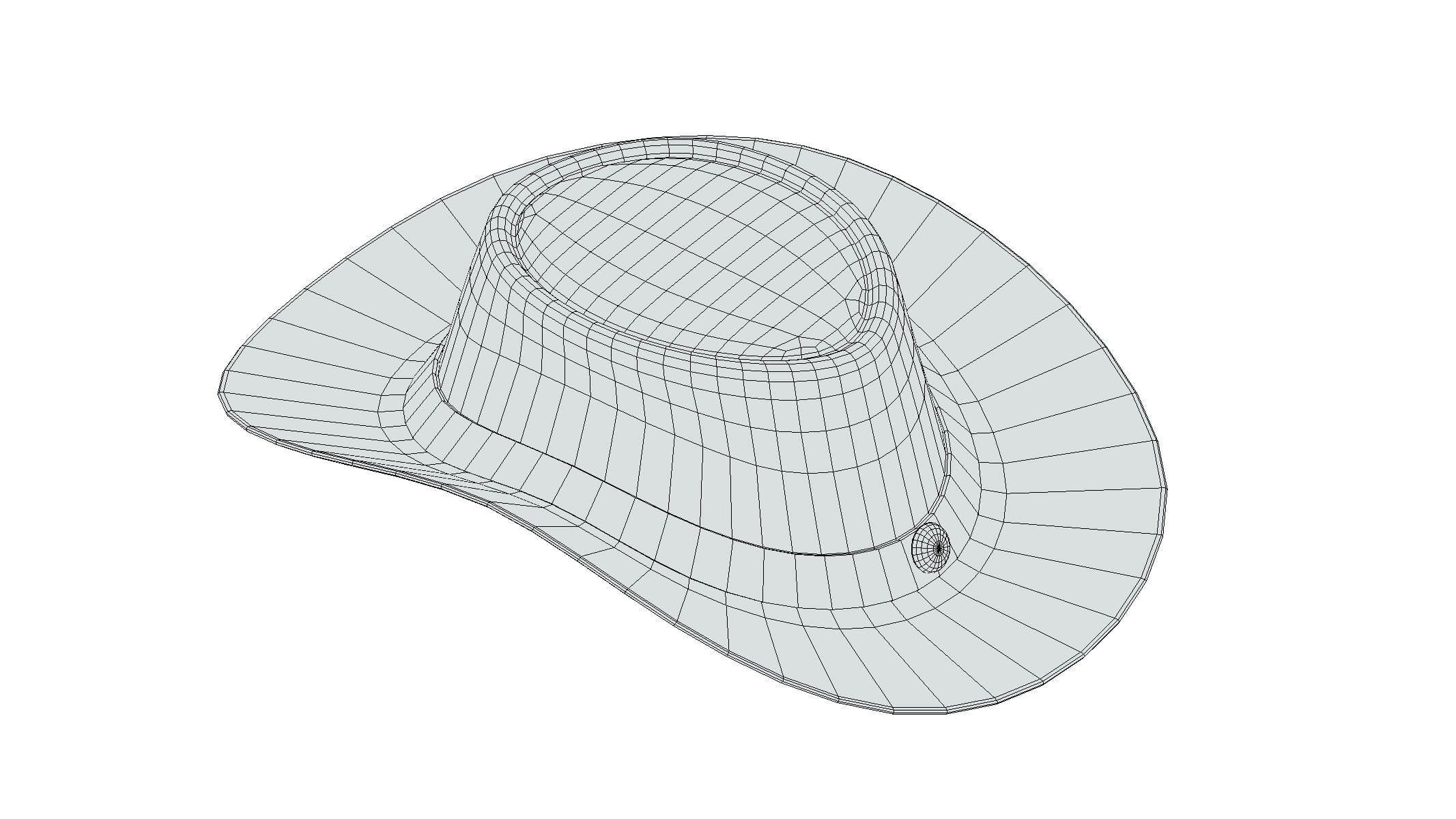 Cowboy Hat Low Poly - 3D Model by frezzy