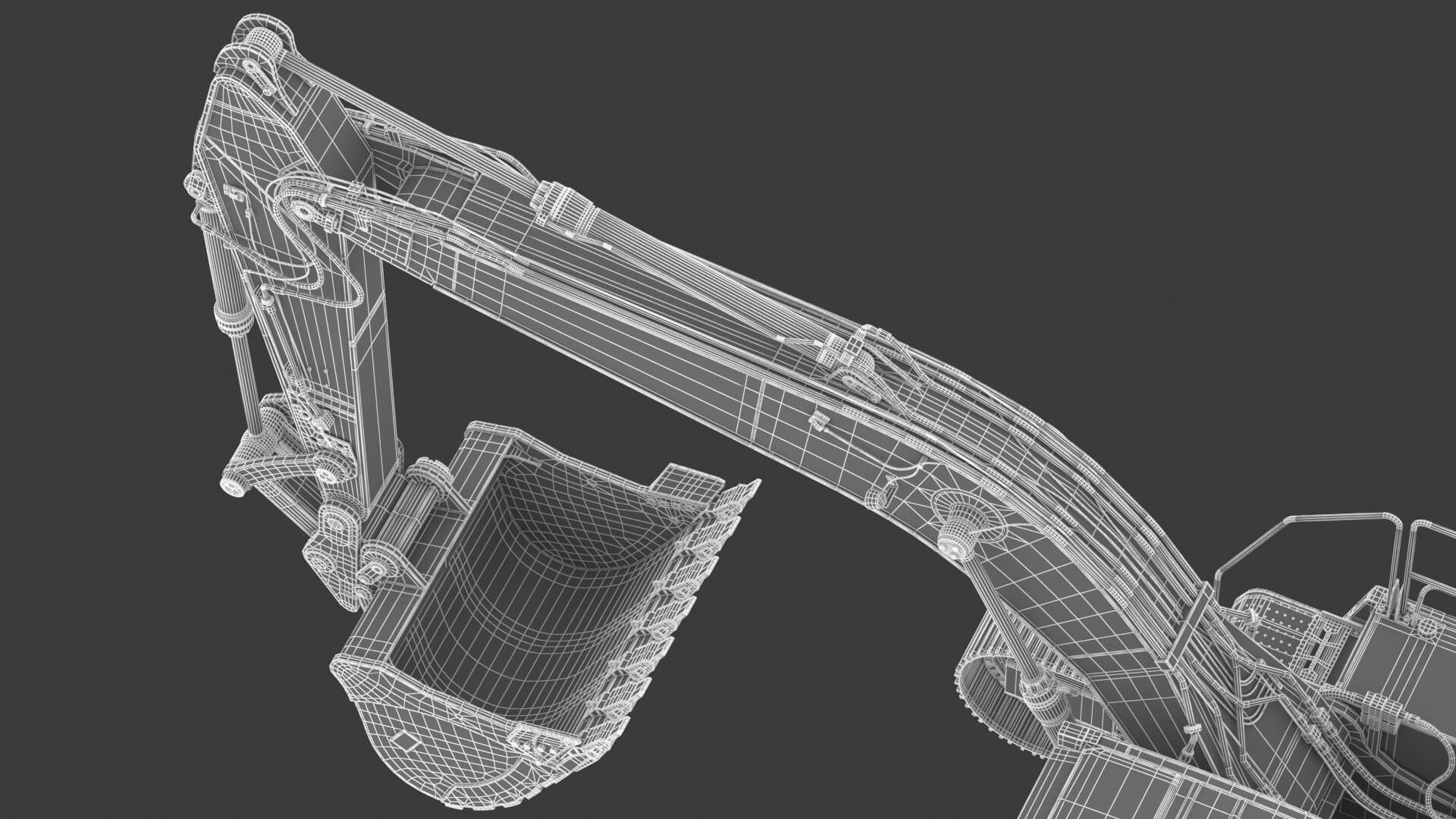 Crawler Excavator Generic 02 - 3D Model by frezzy