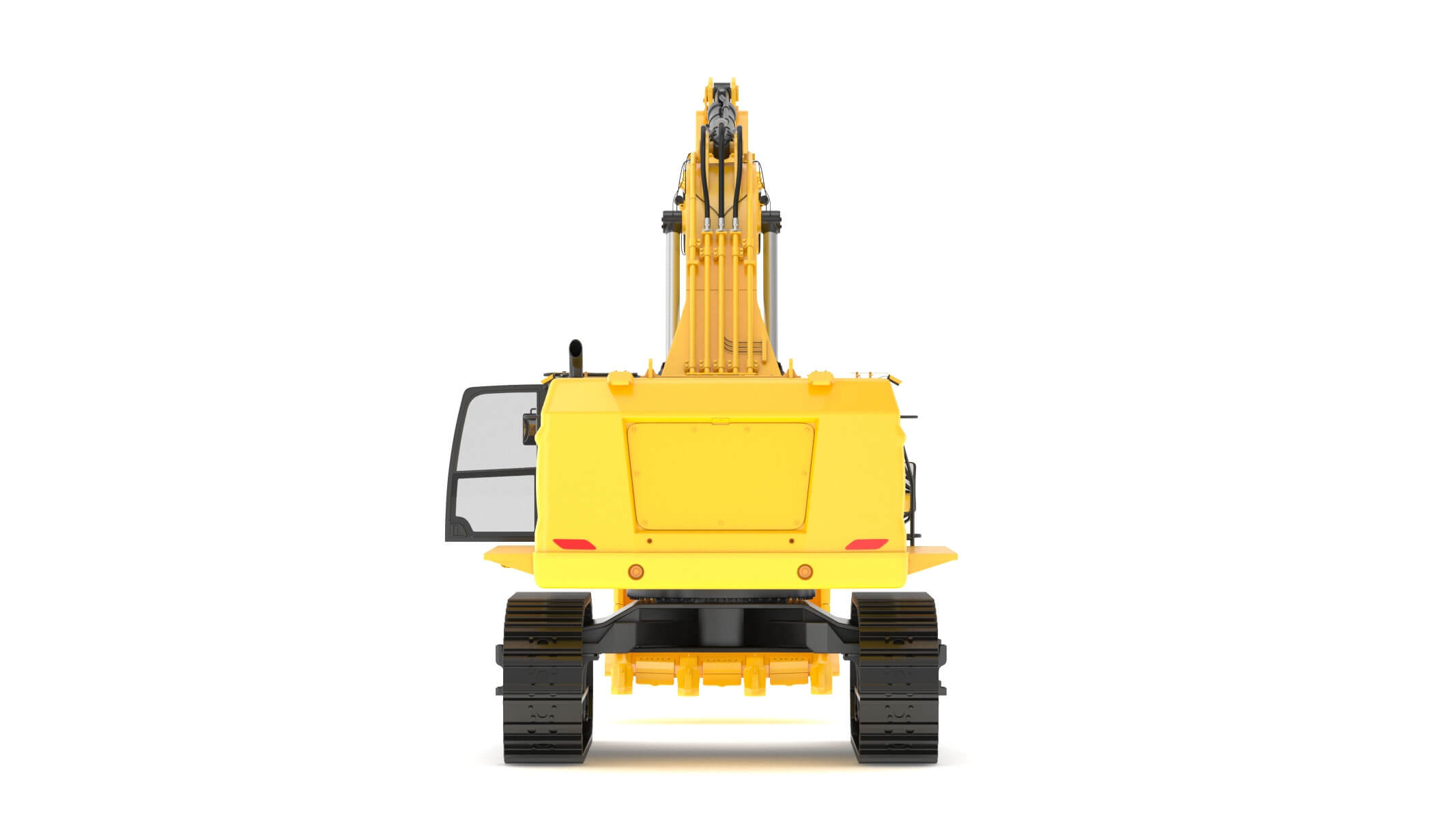 Crawler Excavator Generic 03 - 3D Model by frezzy