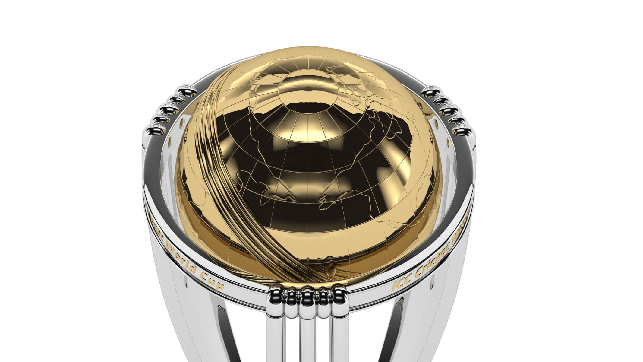 Cricket World Cup Trophy - 3D Model by frezzy