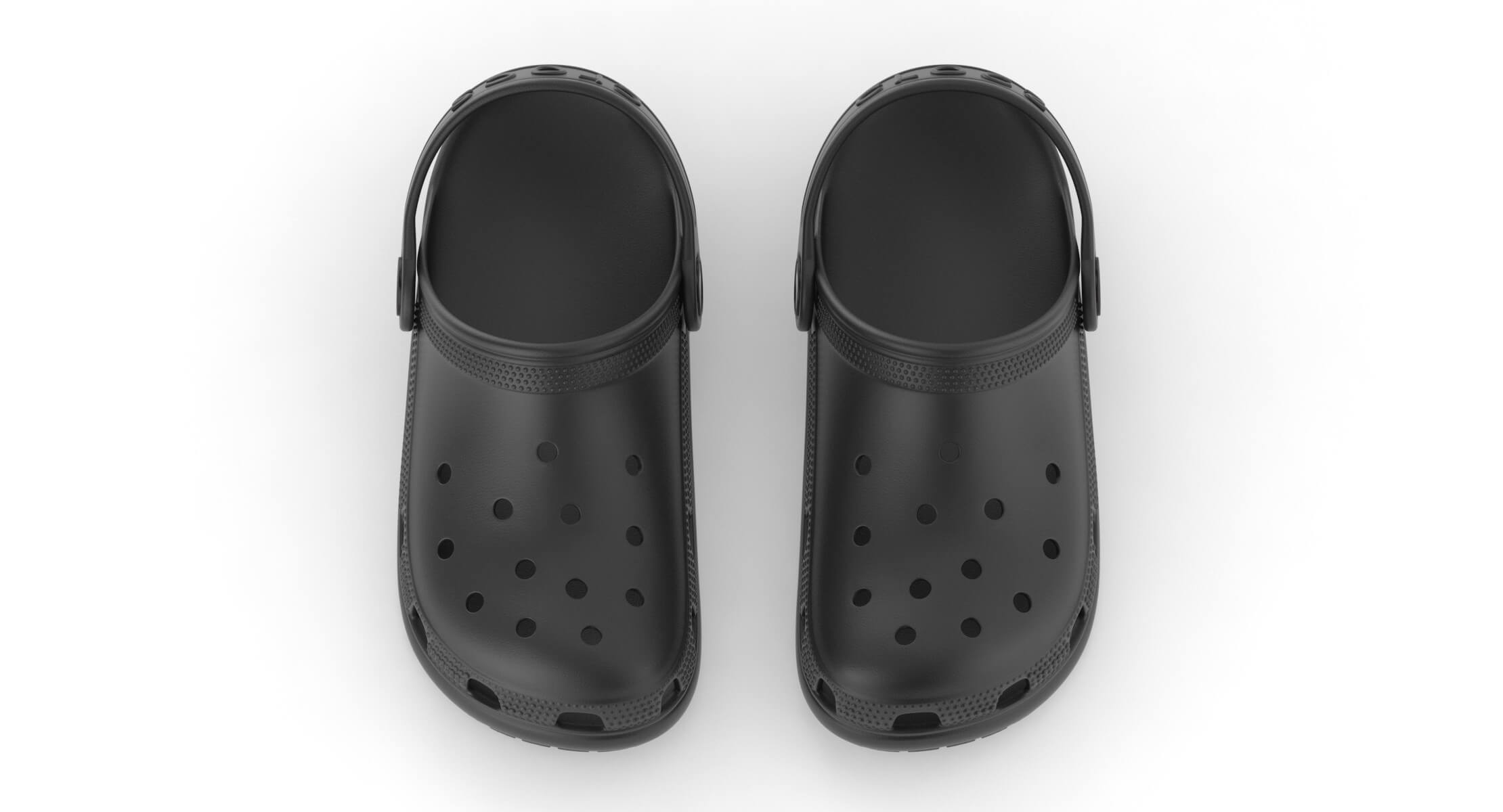 Crocs Classic Clog Black - 3D Model by frezzy