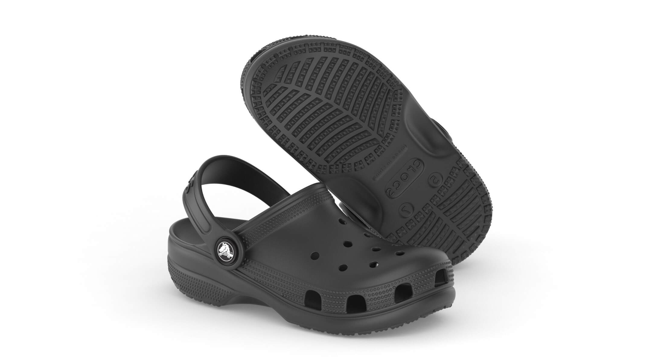 Crocs Classic Clog Black - 3D Model by frezzy