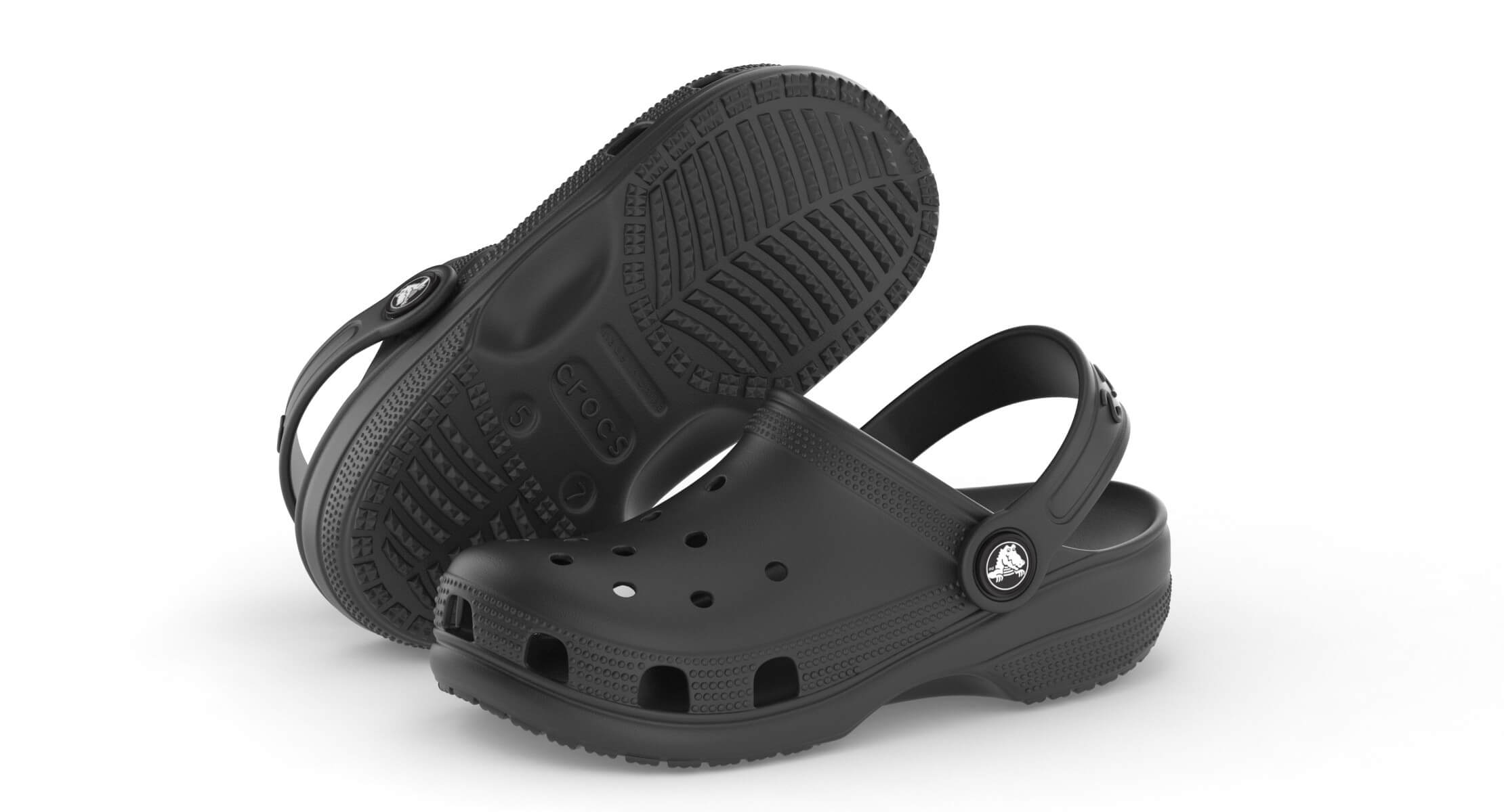 Crocs Classic Clog Black - 3D Model by frezzy