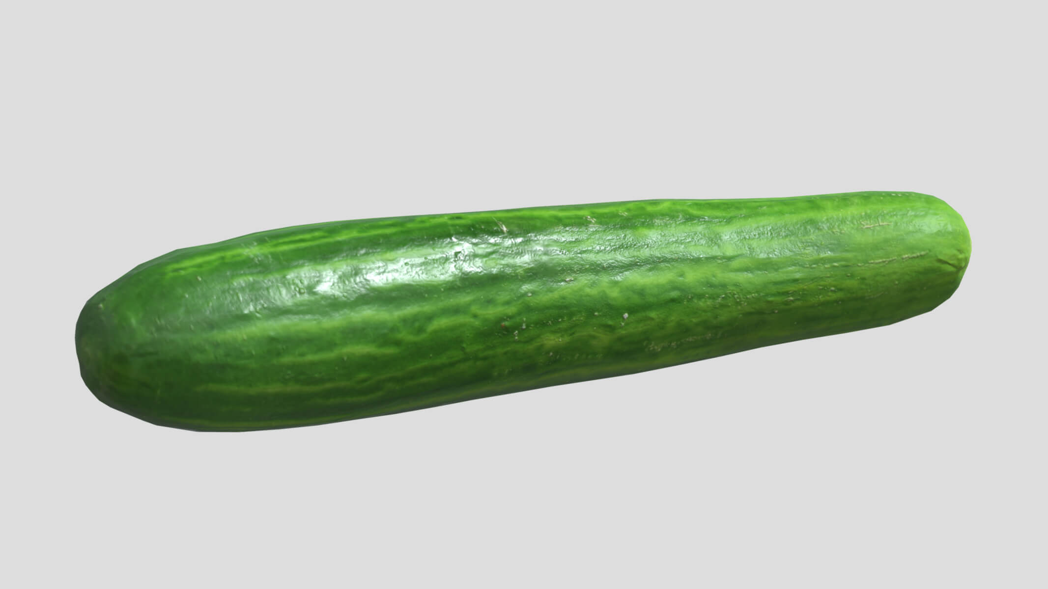 Cucumber Low Poly - 3D Model by frezzy