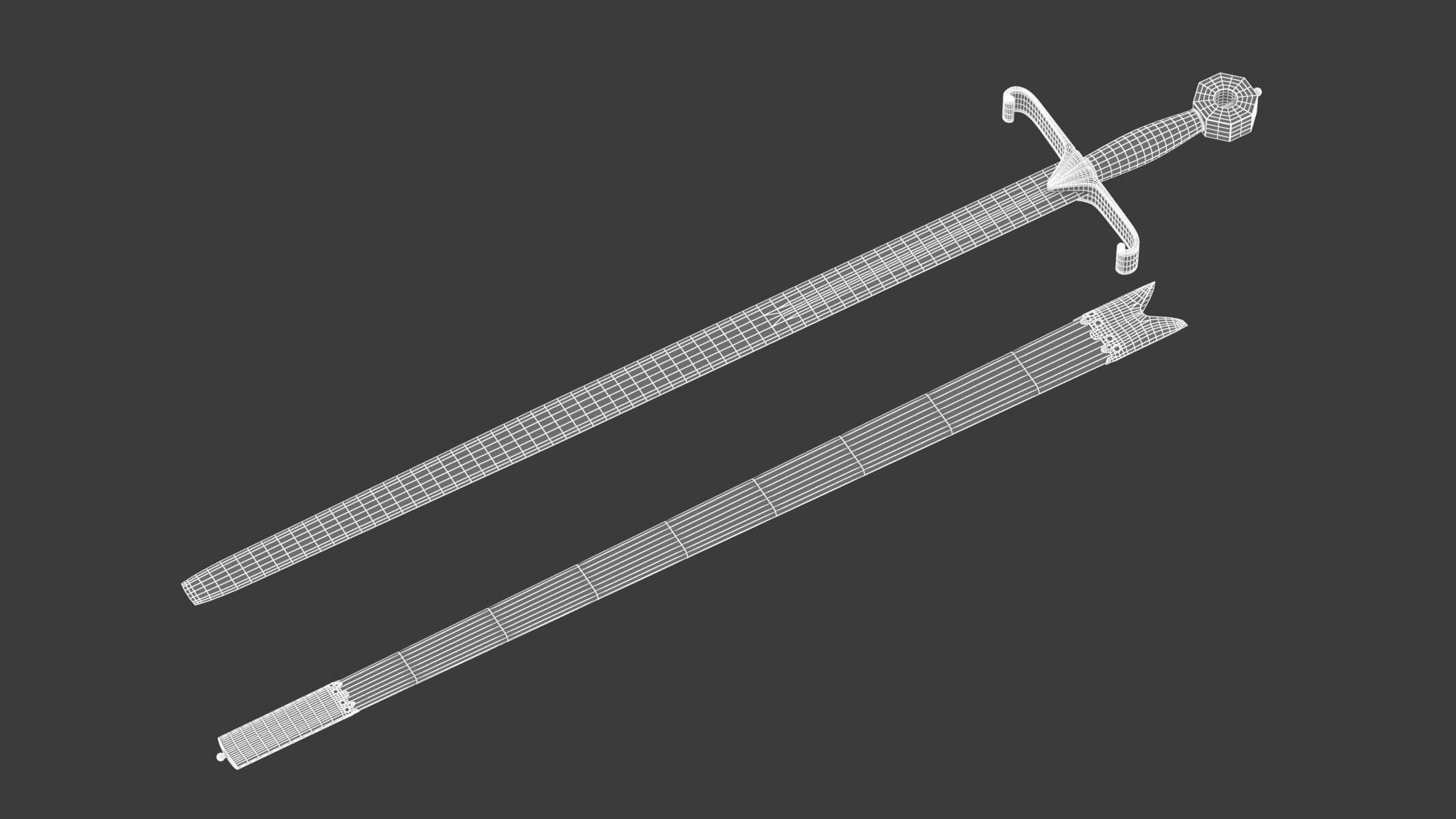 Curtana - 3D Model by frezzy