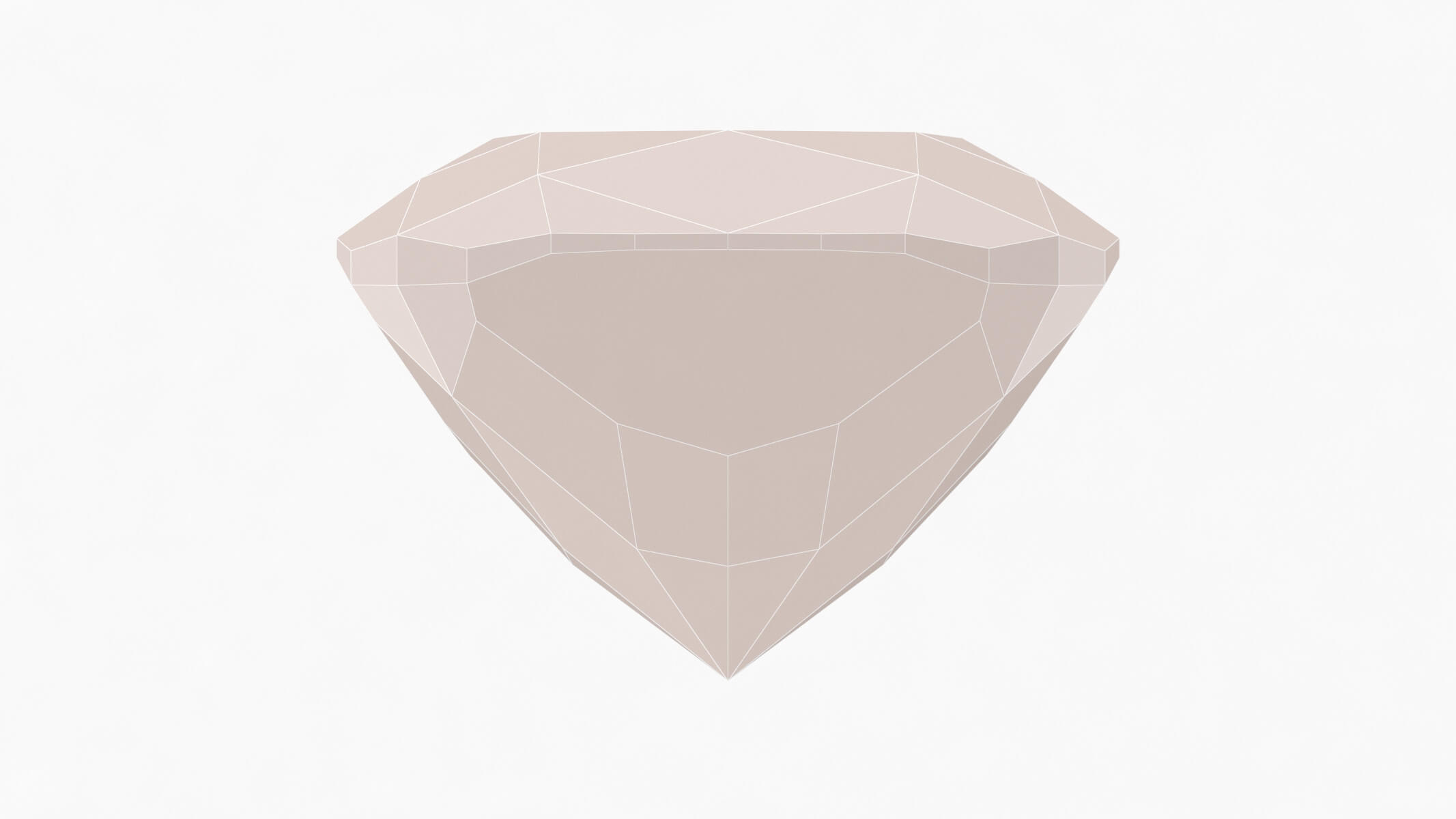 Cushion Cut Diamond - 3D Model by frezzy