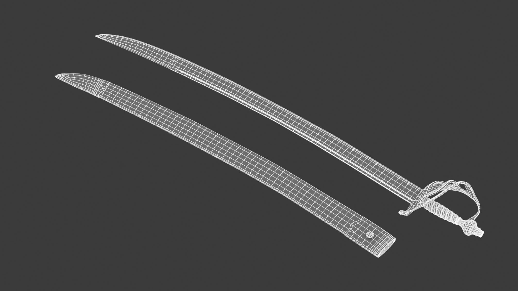 Cutlass - 3D Model by frezzy