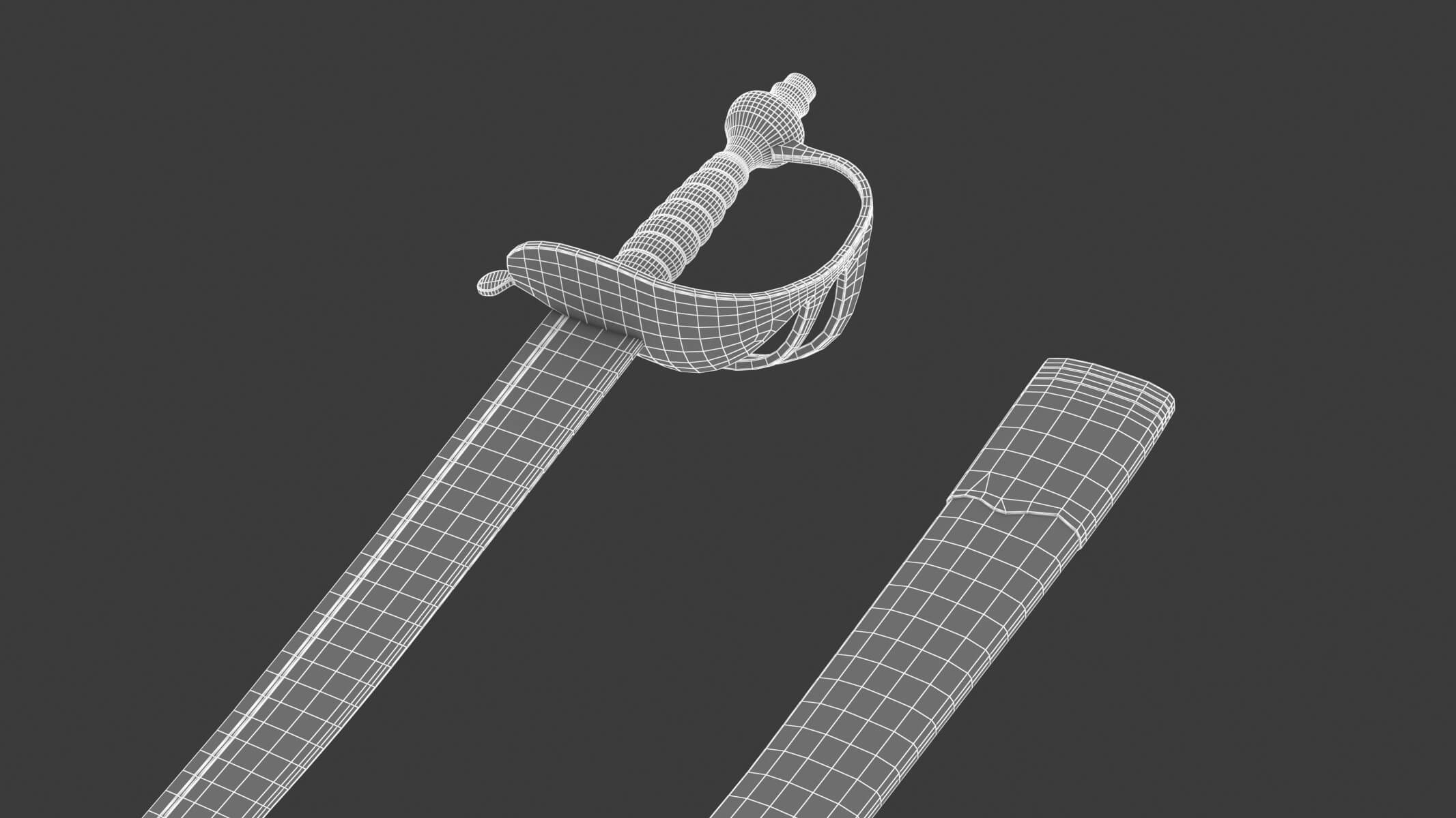 Cutlass - 3D Model by frezzy