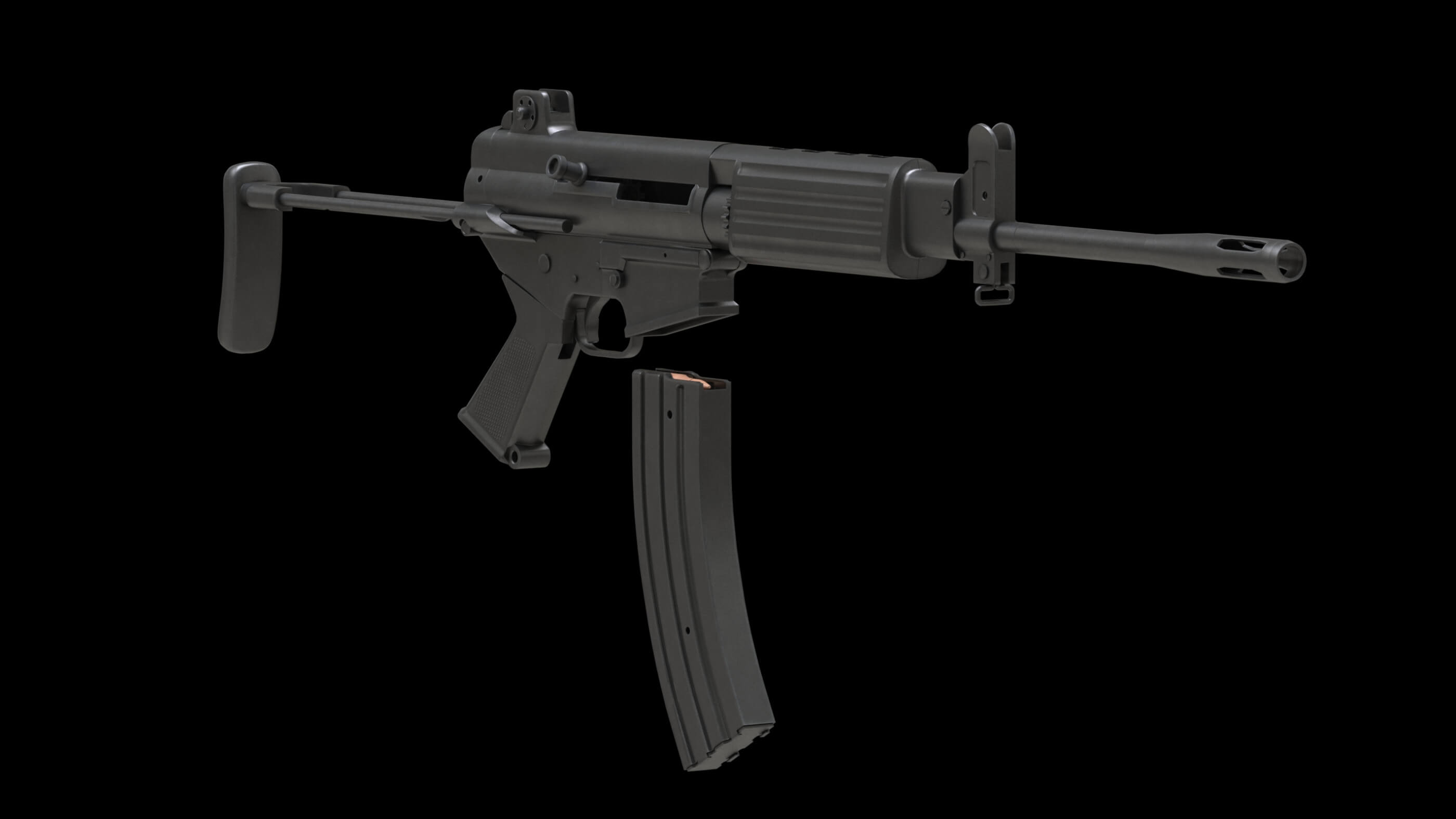 Daewoo K1 Low Poly - 3D Model by frezzy