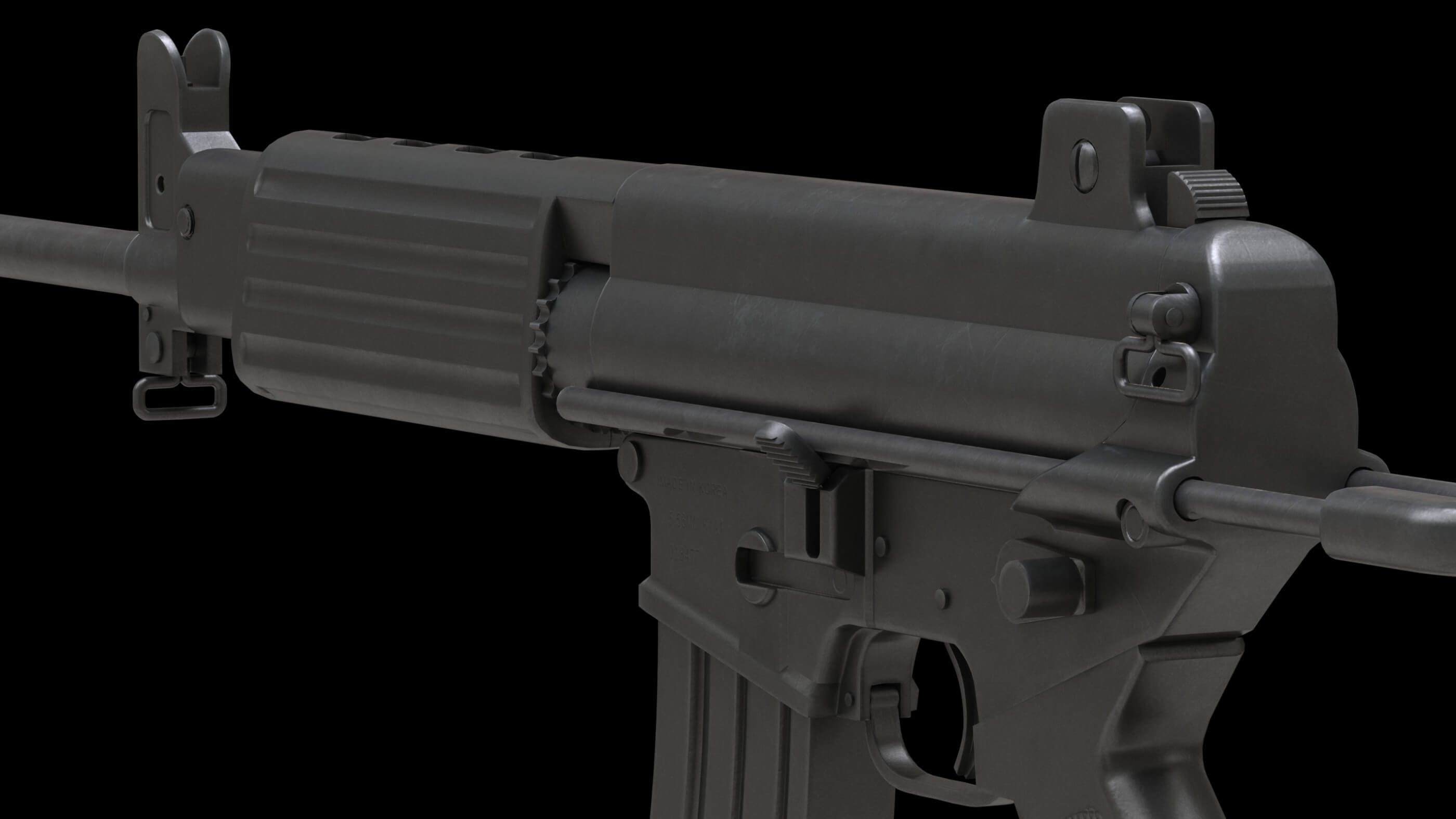 Daewoo K1 Low Poly - 3D Model by frezzy