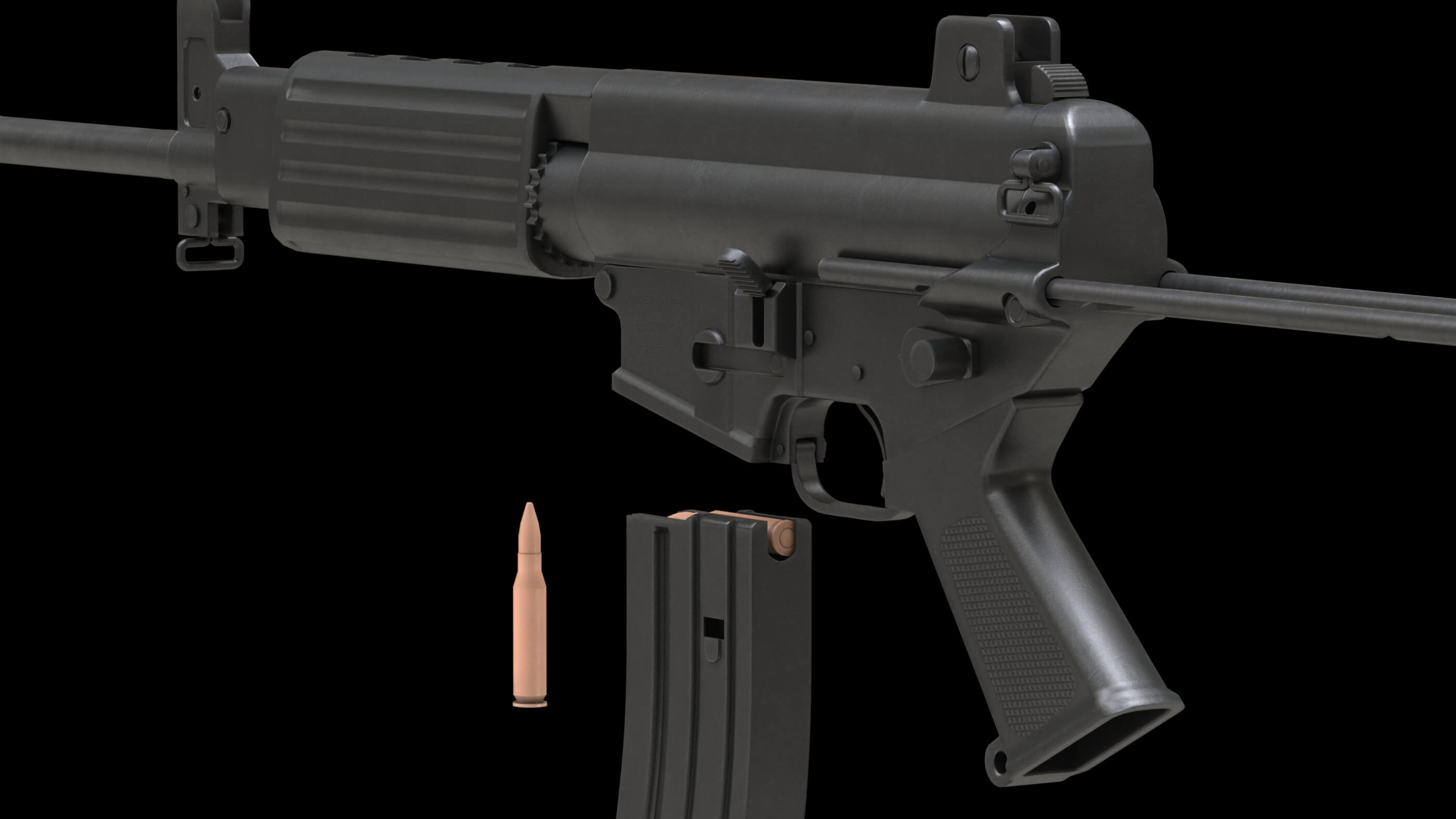 Daewoo K1 Low Poly - 3D Model by frezzy