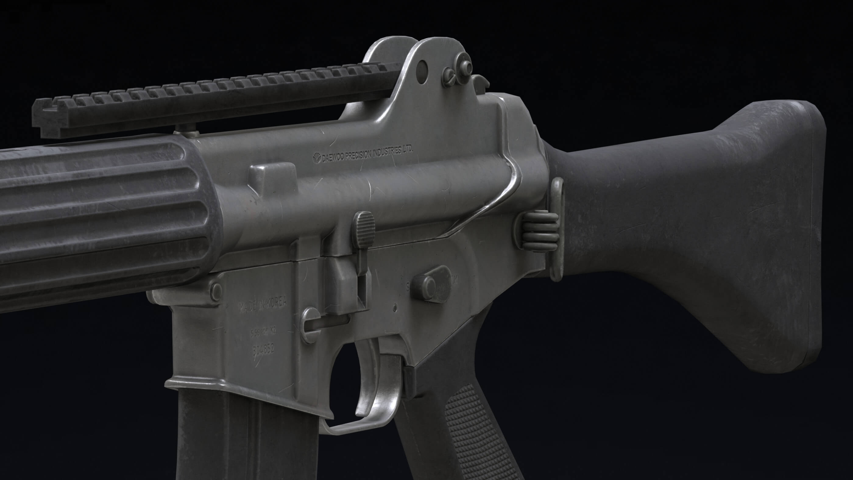 Daewoo K2 Low Poly - 3D Model by frezzy