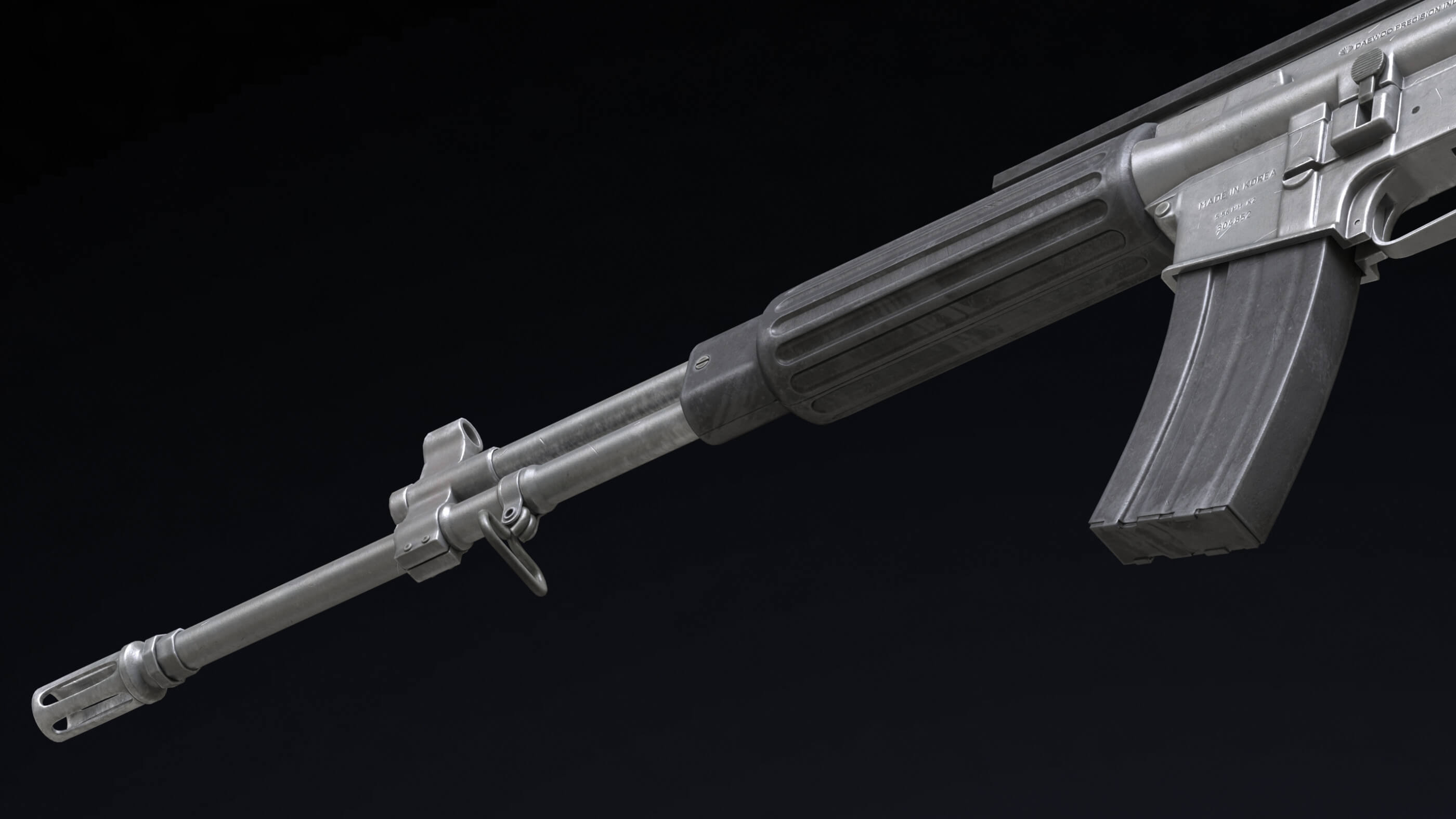 Daewoo K2 Low Poly - 3D Model by frezzy