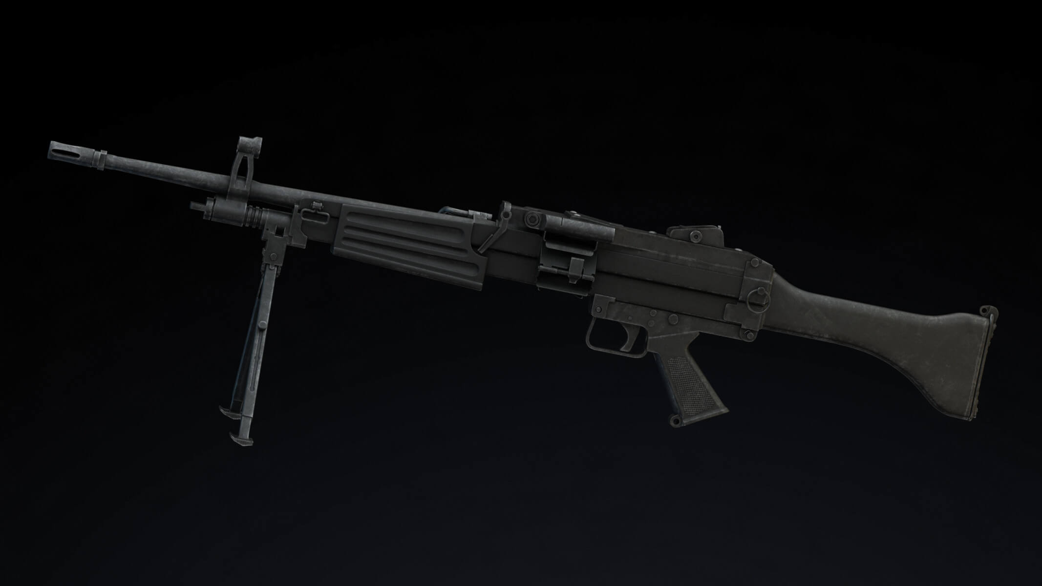 Daewoo K3 Low Poly - 3D Model by frezzy