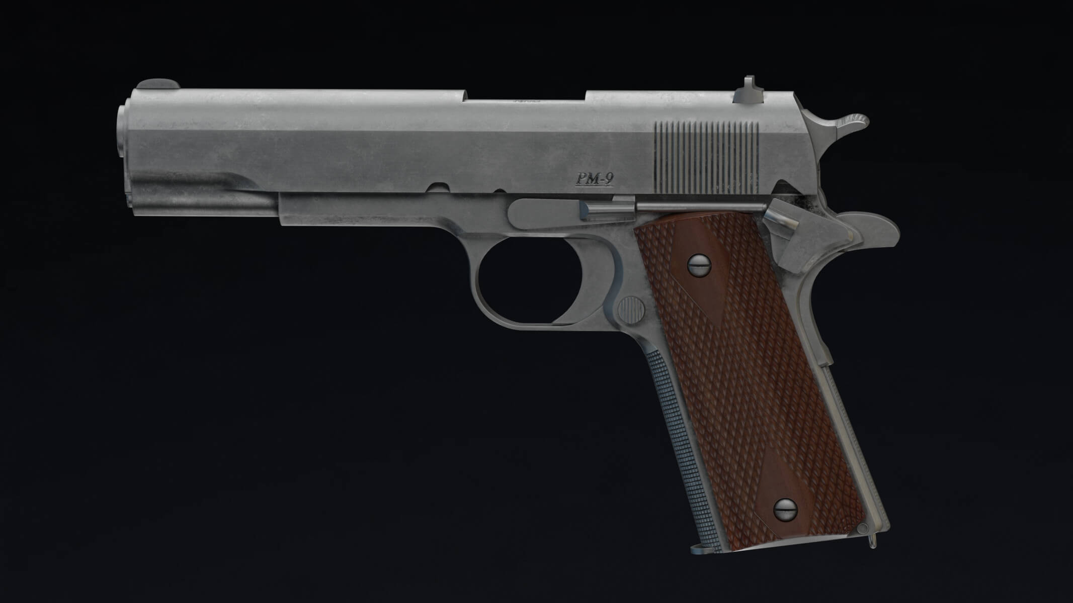 Dan Wesson M1911 ACP Low Poly - 3D Model by frezzy