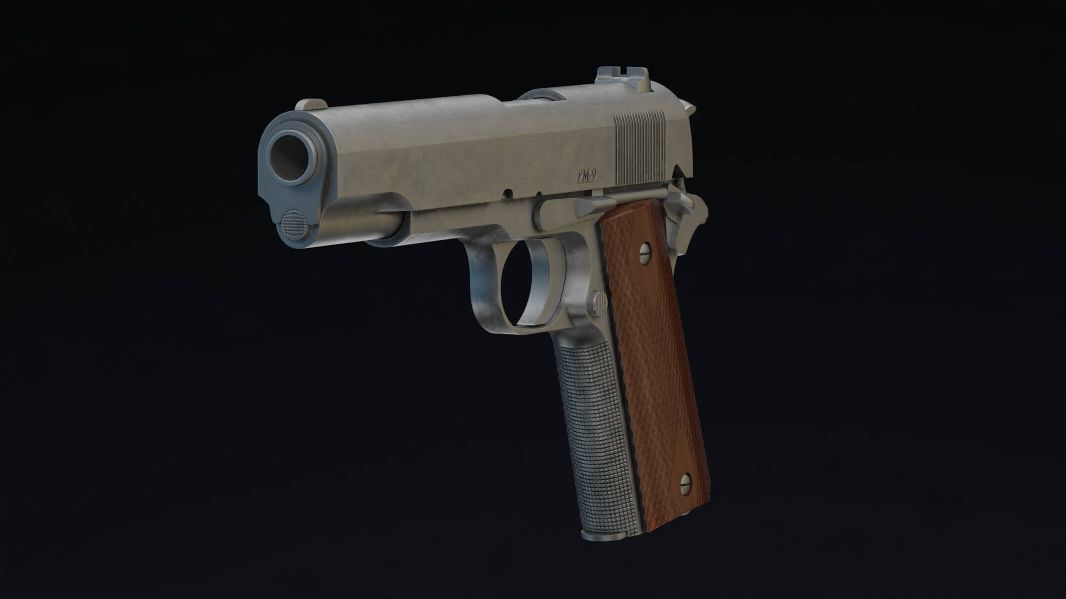 Dan Wesson M1911 ACP Low Poly - 3D Model by frezzy