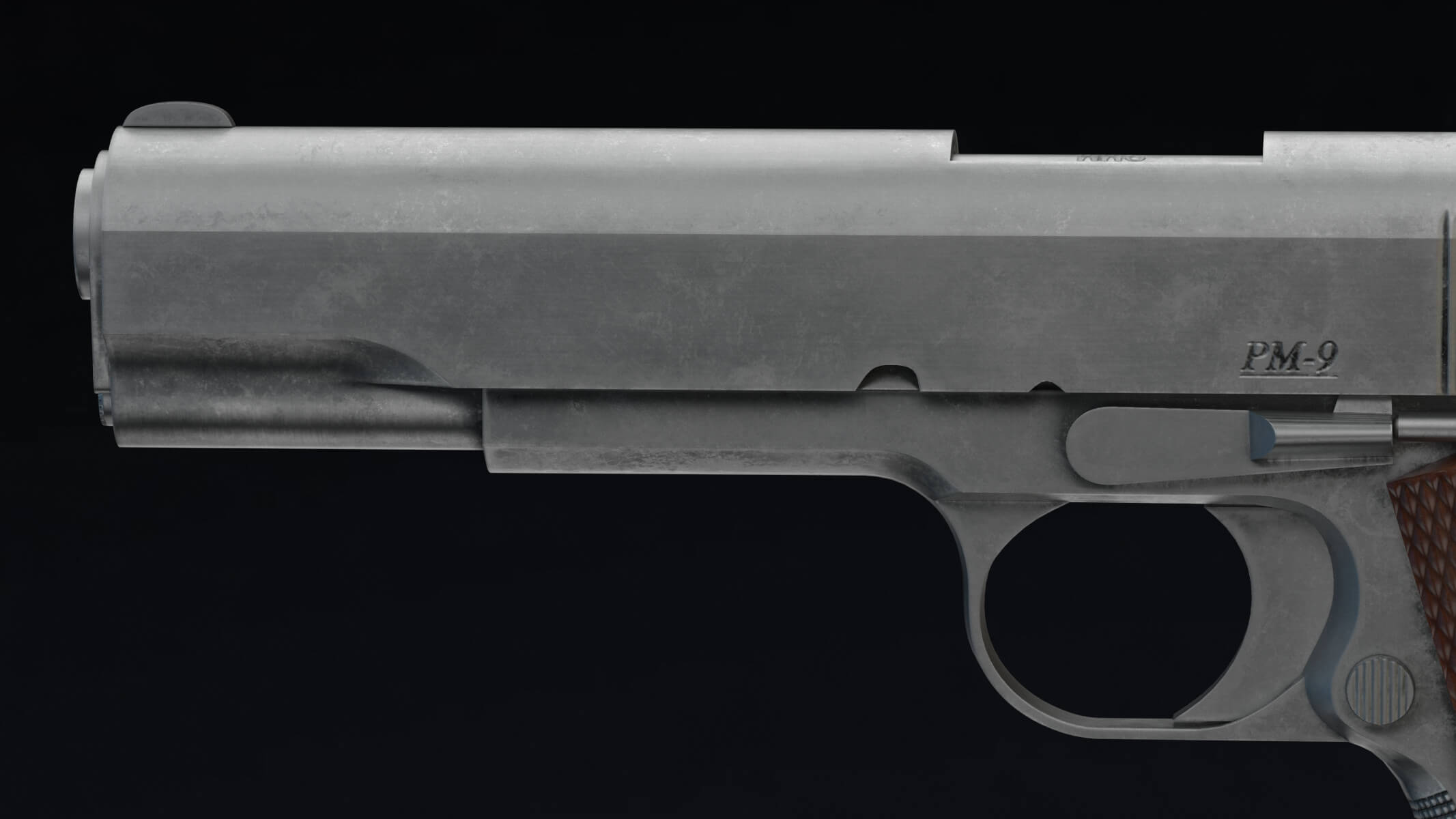 Dan Wesson M1911 ACP Low Poly - 3D Model by frezzy