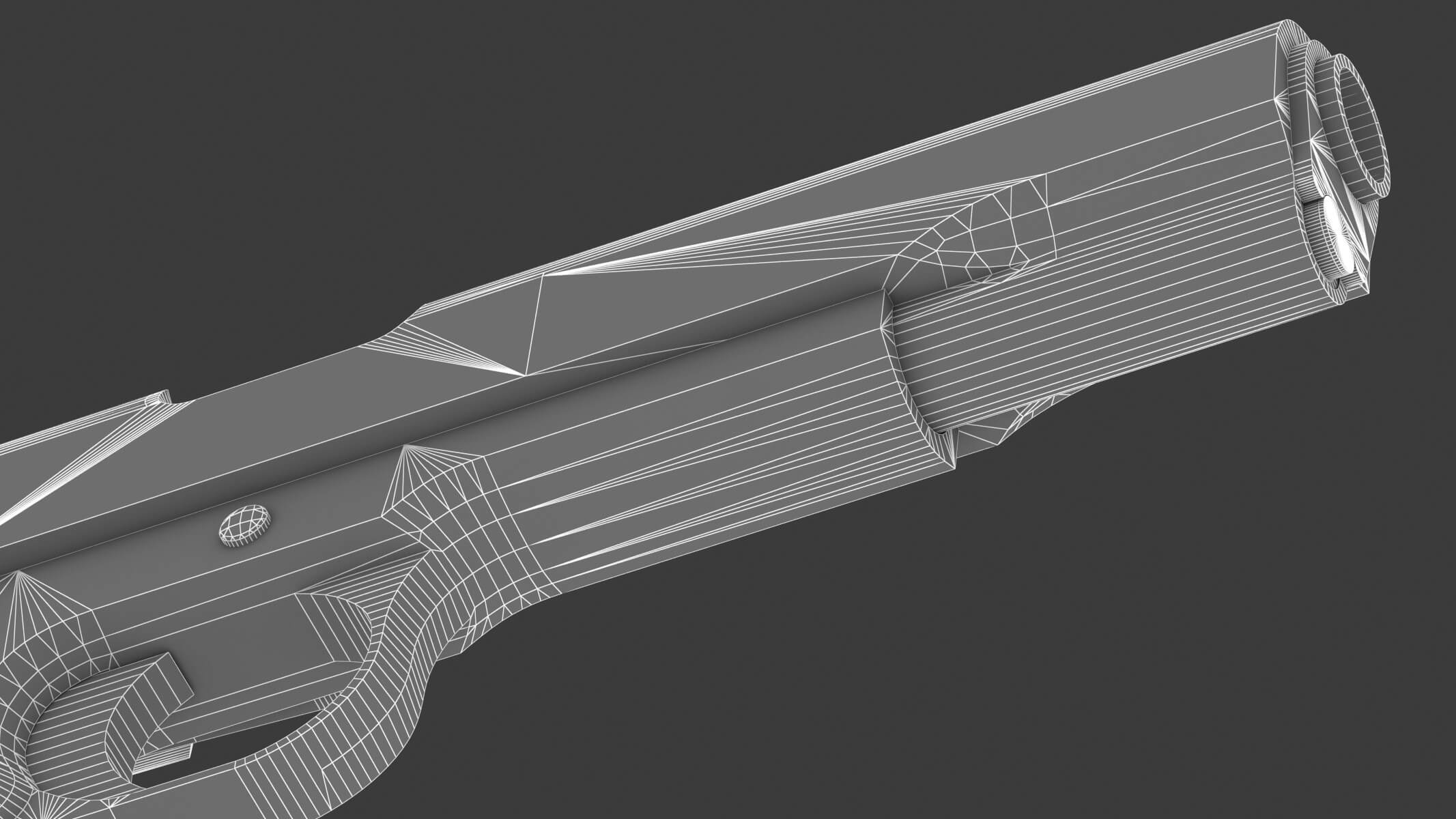 Dan Wesson M1911 ACP Low Poly - 3D Model by frezzy